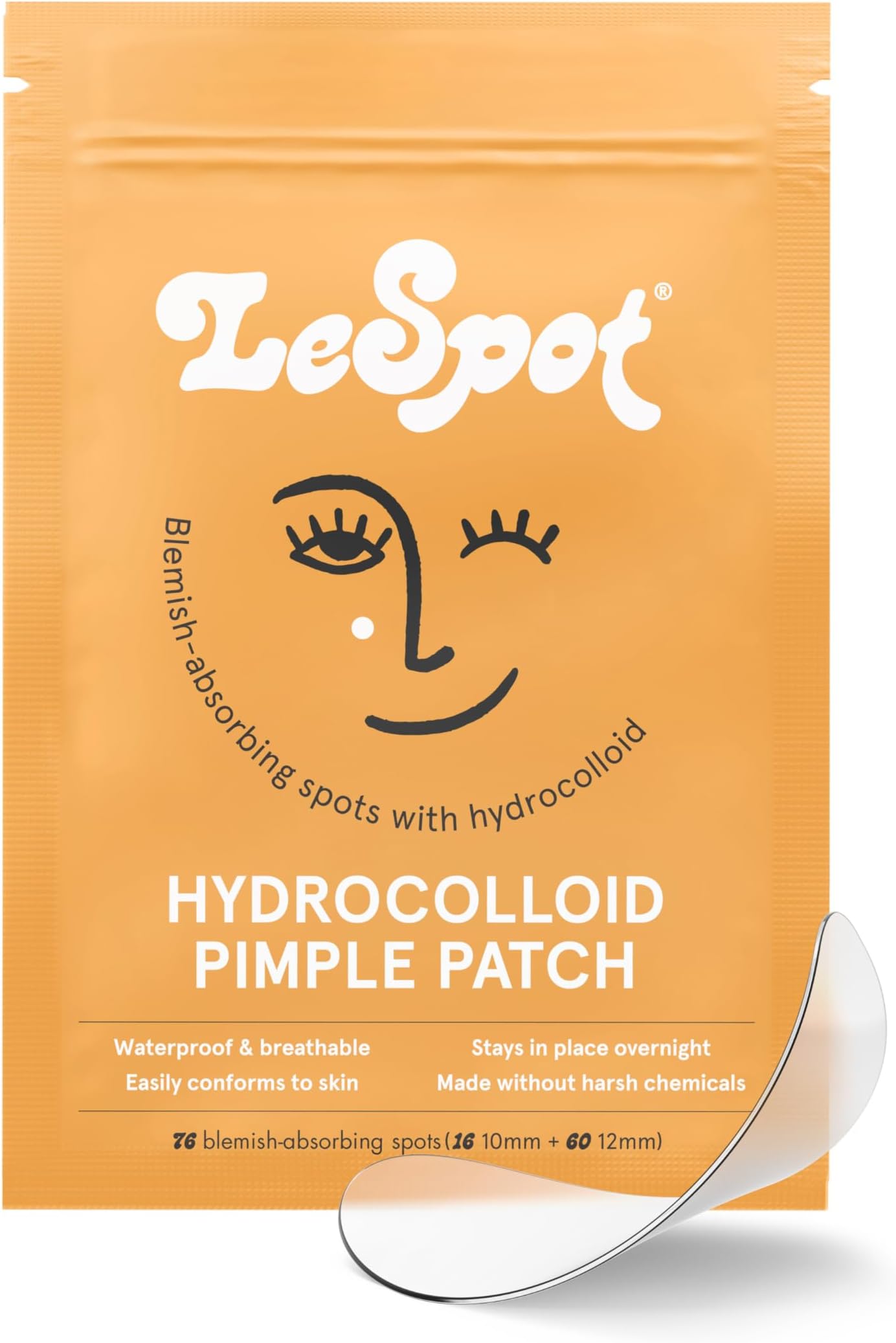 Amazon.com: LeSpot Pimple Patches for Face – Zit Patches for Face That ...