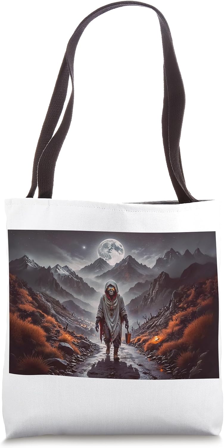 Amazon.com: Pishtaco Inca mythology vampire-like demon figure Tote Bag ...