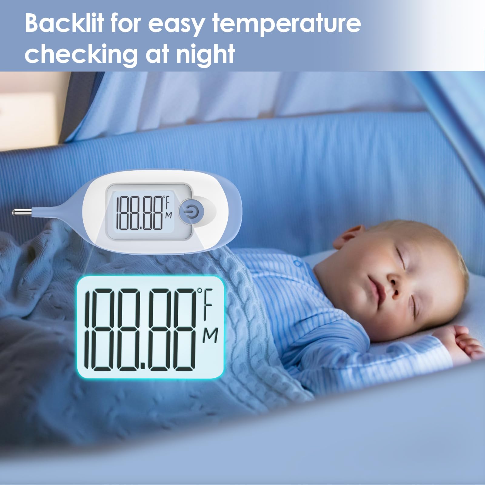 Snapklik.com : Digital Rectal Thermometer For Baby, Infant Thermometer