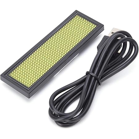 Amazon.com: LED Name Tag for Business, Rechargeable LED Card Screen for ...