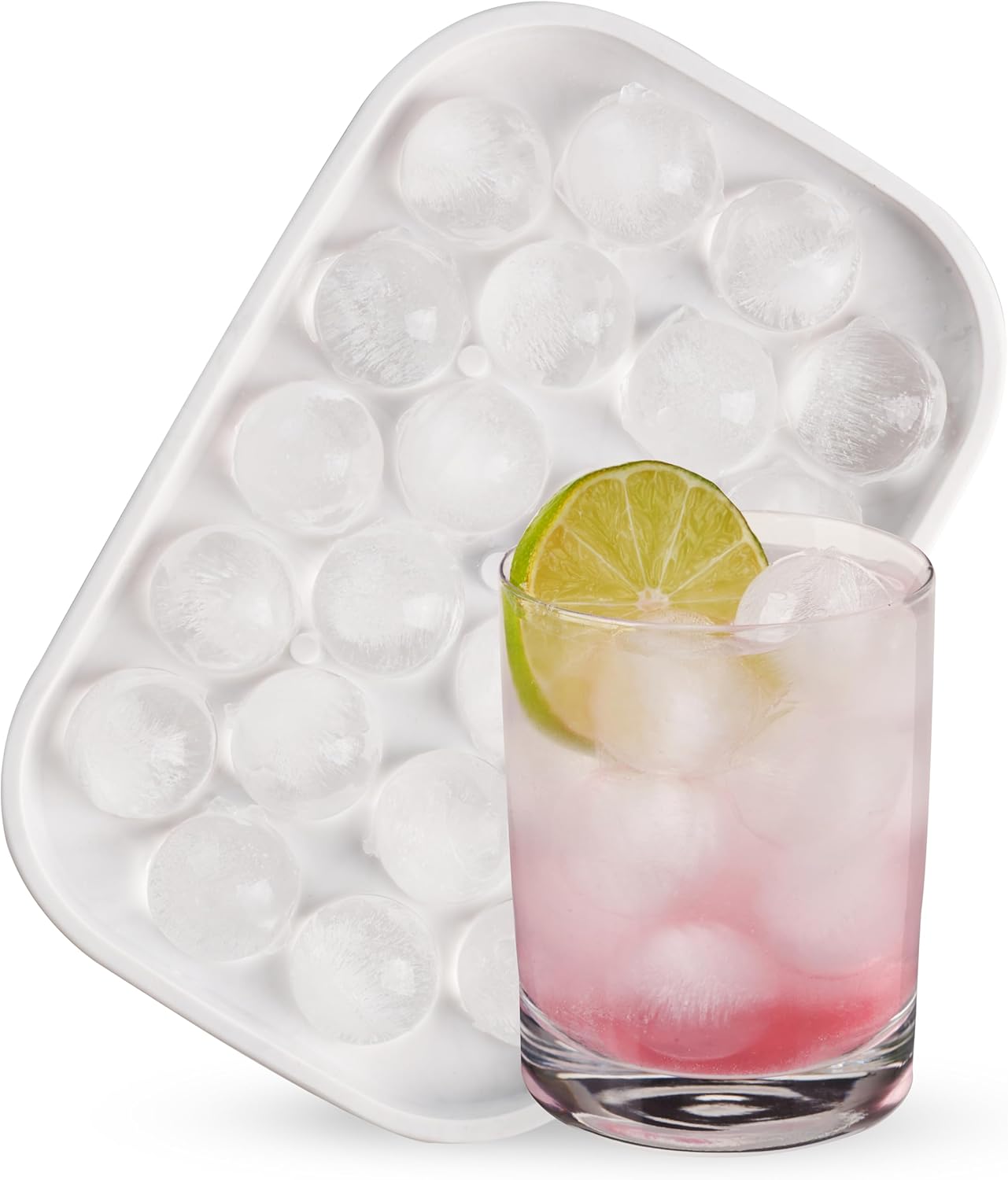 Amazon.com: Host Silicone 1" Ice Sphere Mold with Marble Finish - Makes ...