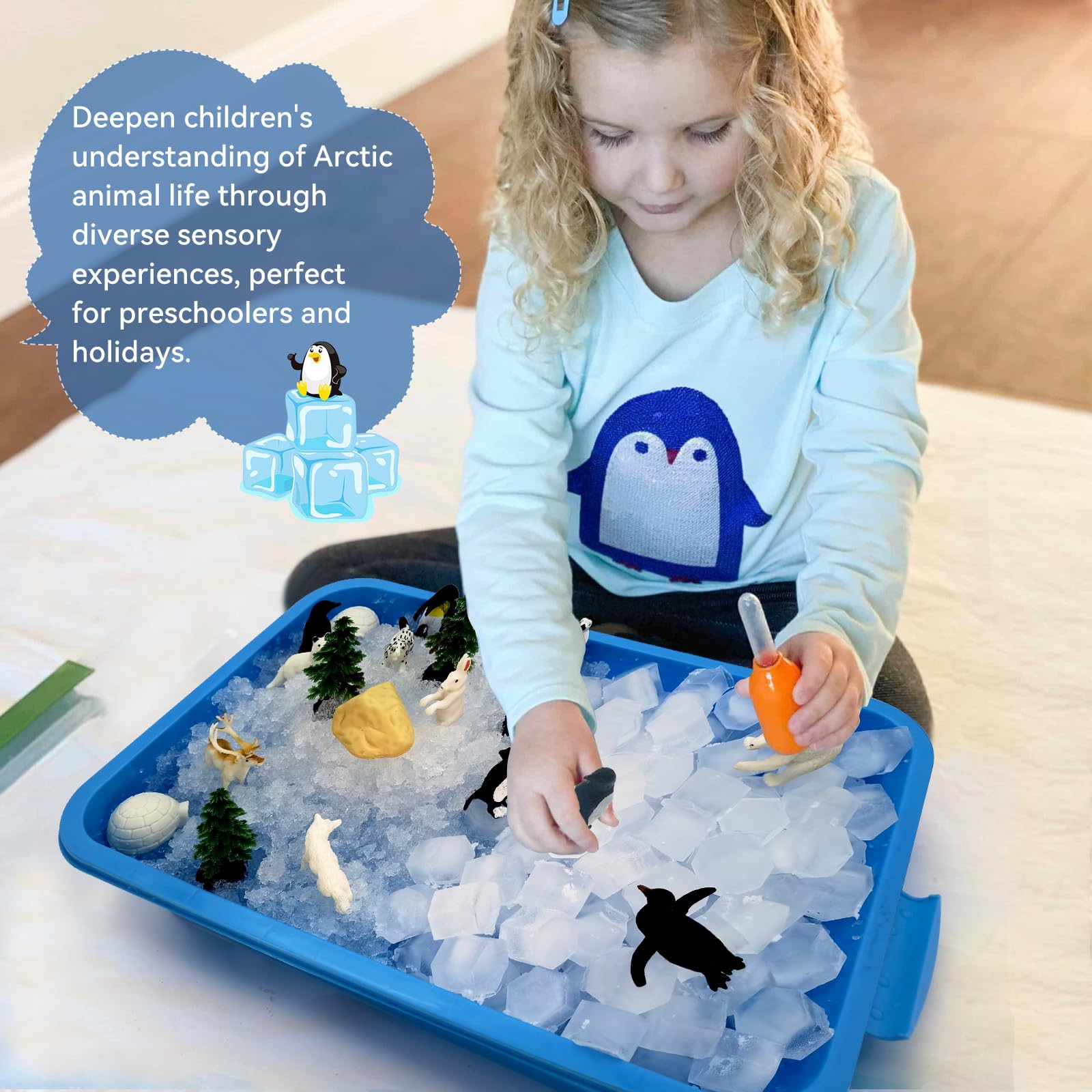 Snapklik.com : Yichushisu Arctic Habitat Project For Kids 27-Piece ...