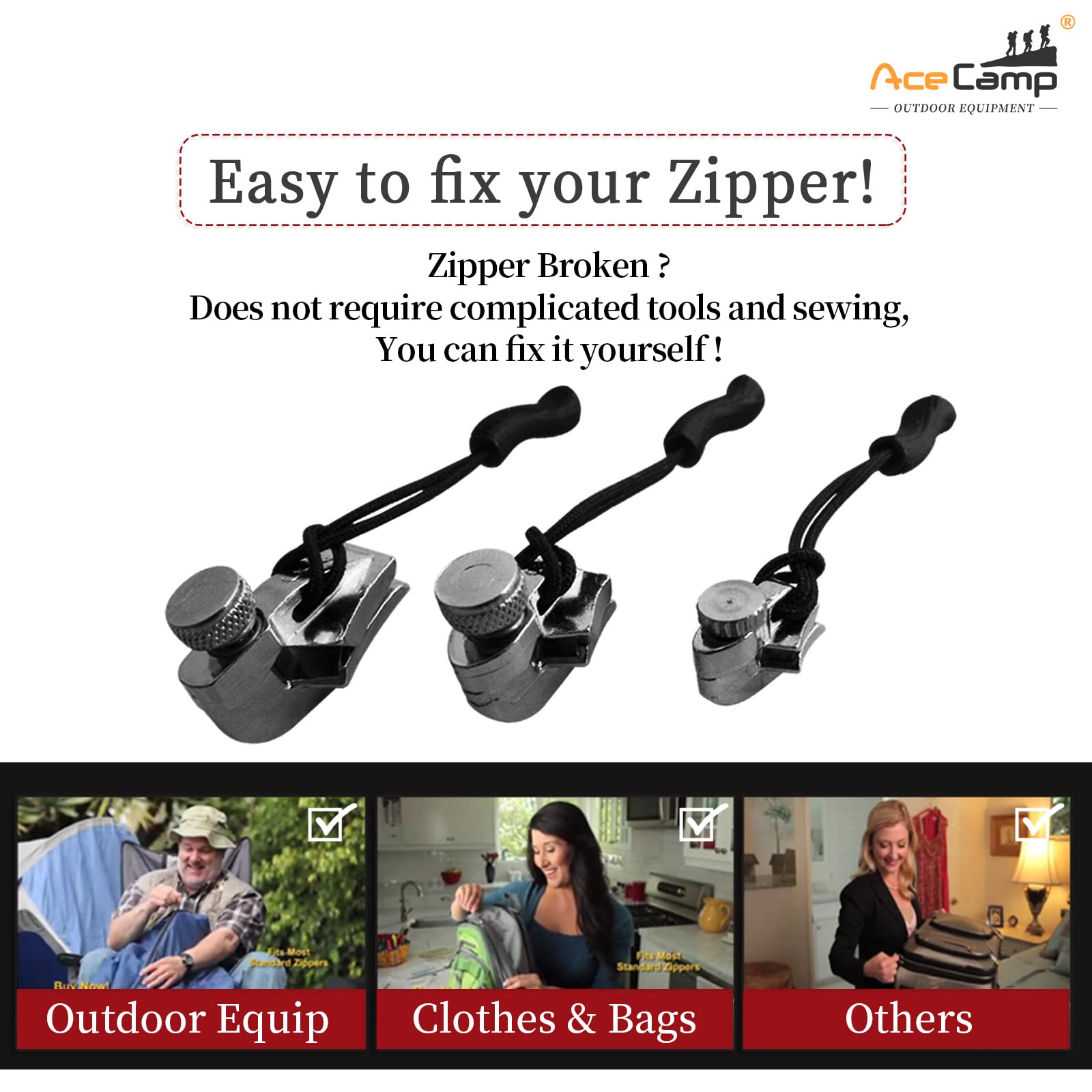 Snapklik.com : Instant Universal Zipper Repair Kit, Easy DIY FixnZip ...