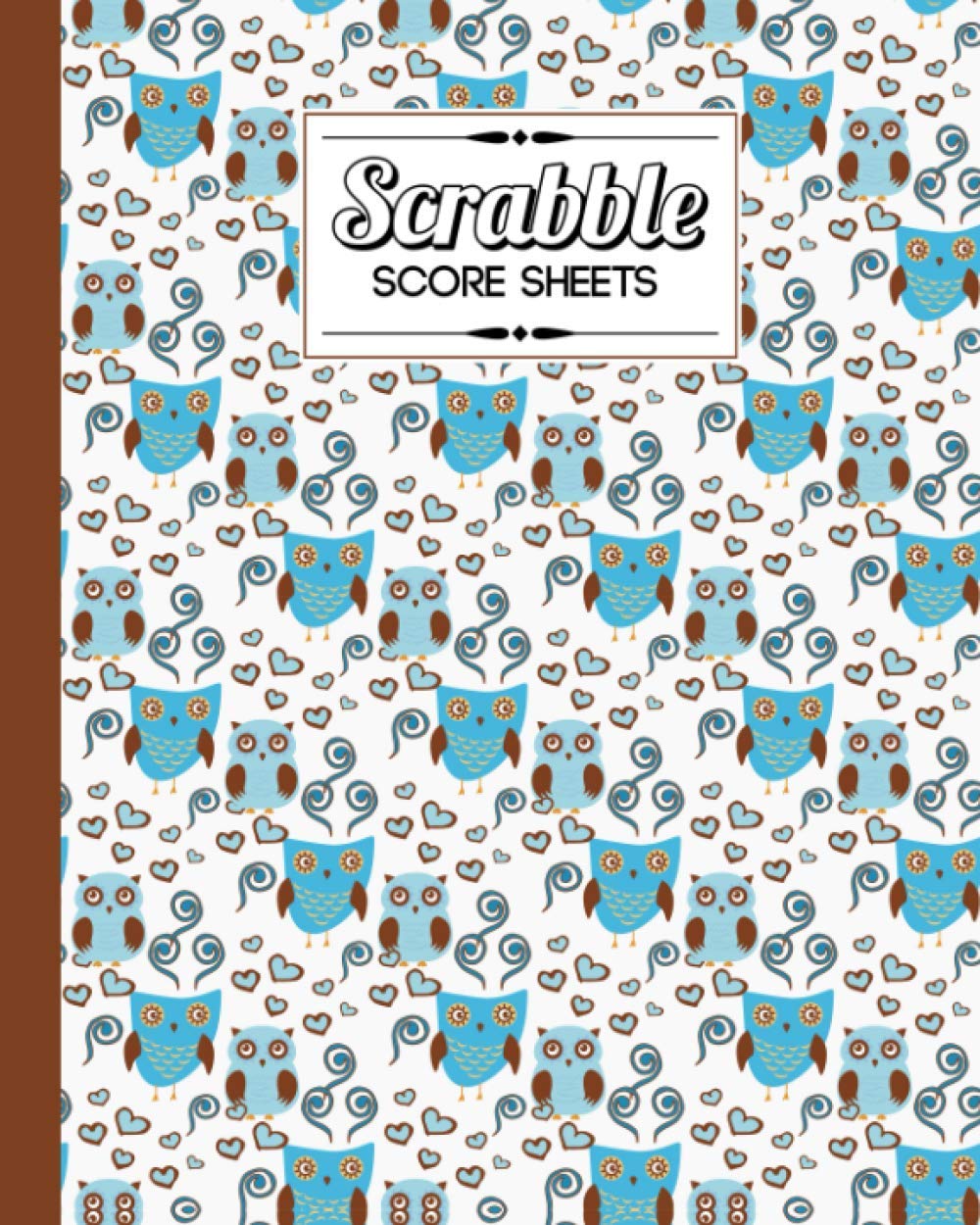 Scrabble Score Sheet: Owls Couple Scrabble Score Sheet, Scrabble Game ...