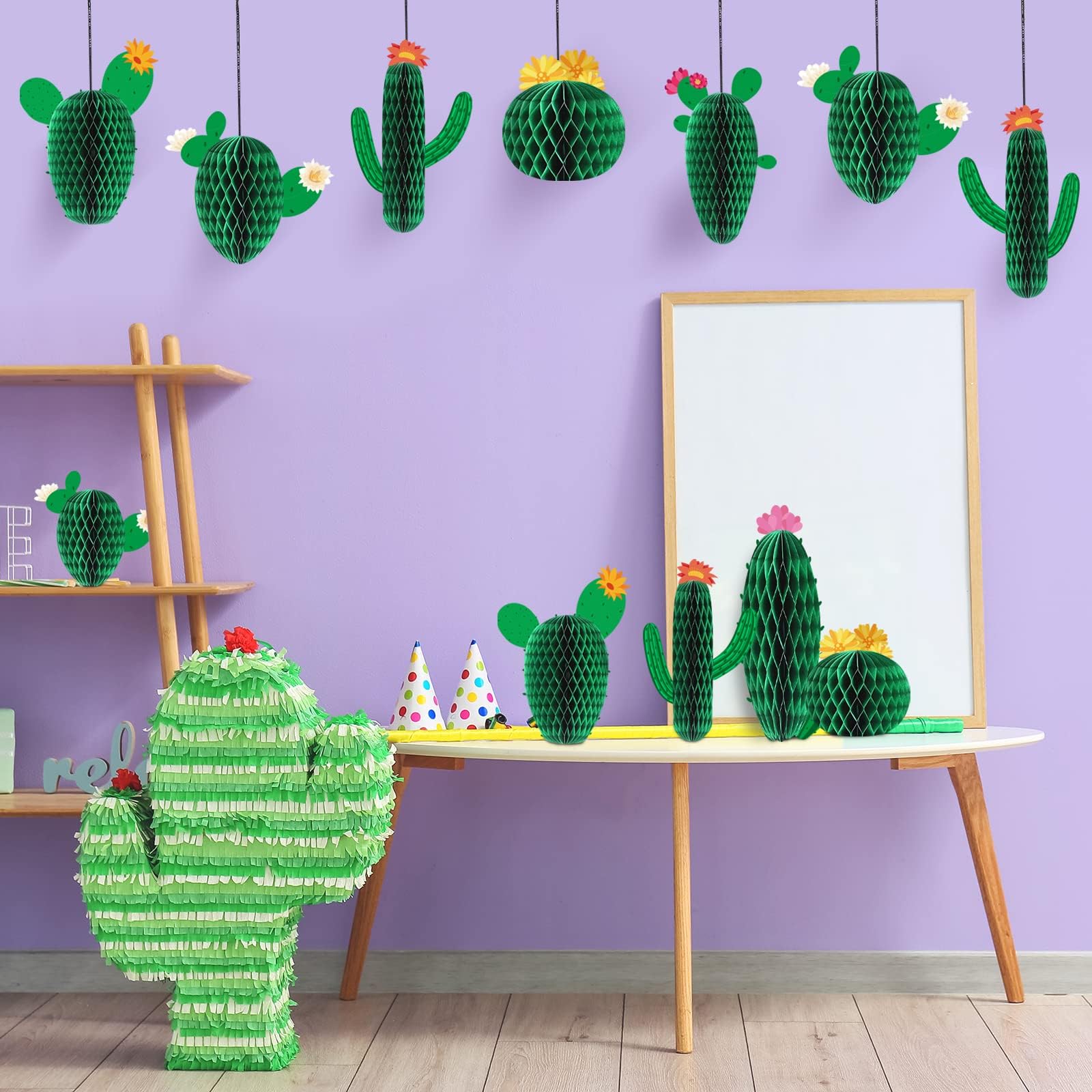 Snapklik.com : 12PCS Cactus Honeycomb Balls Centerpieces For Tables ...