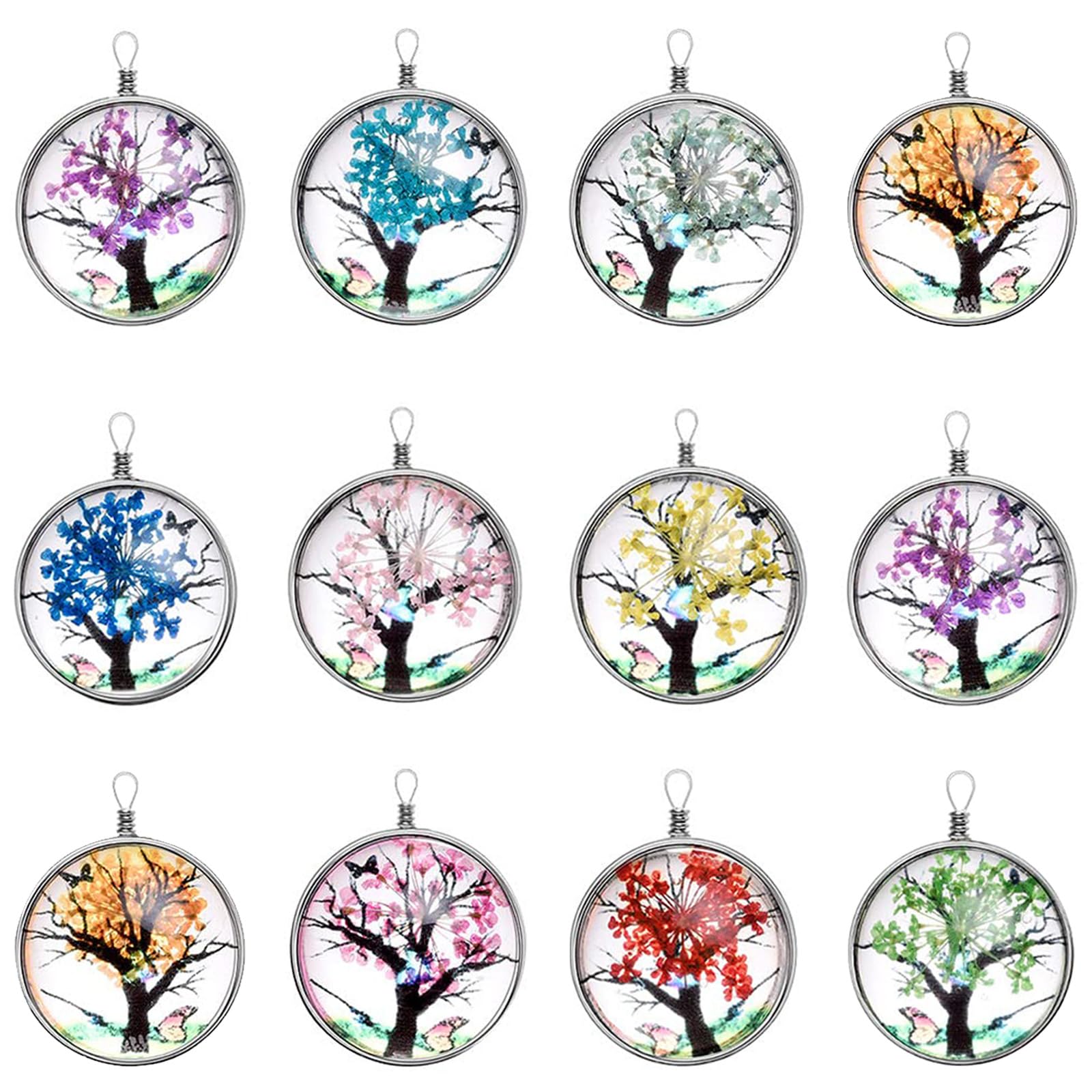 Amazon.com: 10pcs Mixed Colors Unique Lacework Transparent Resin Beads ...