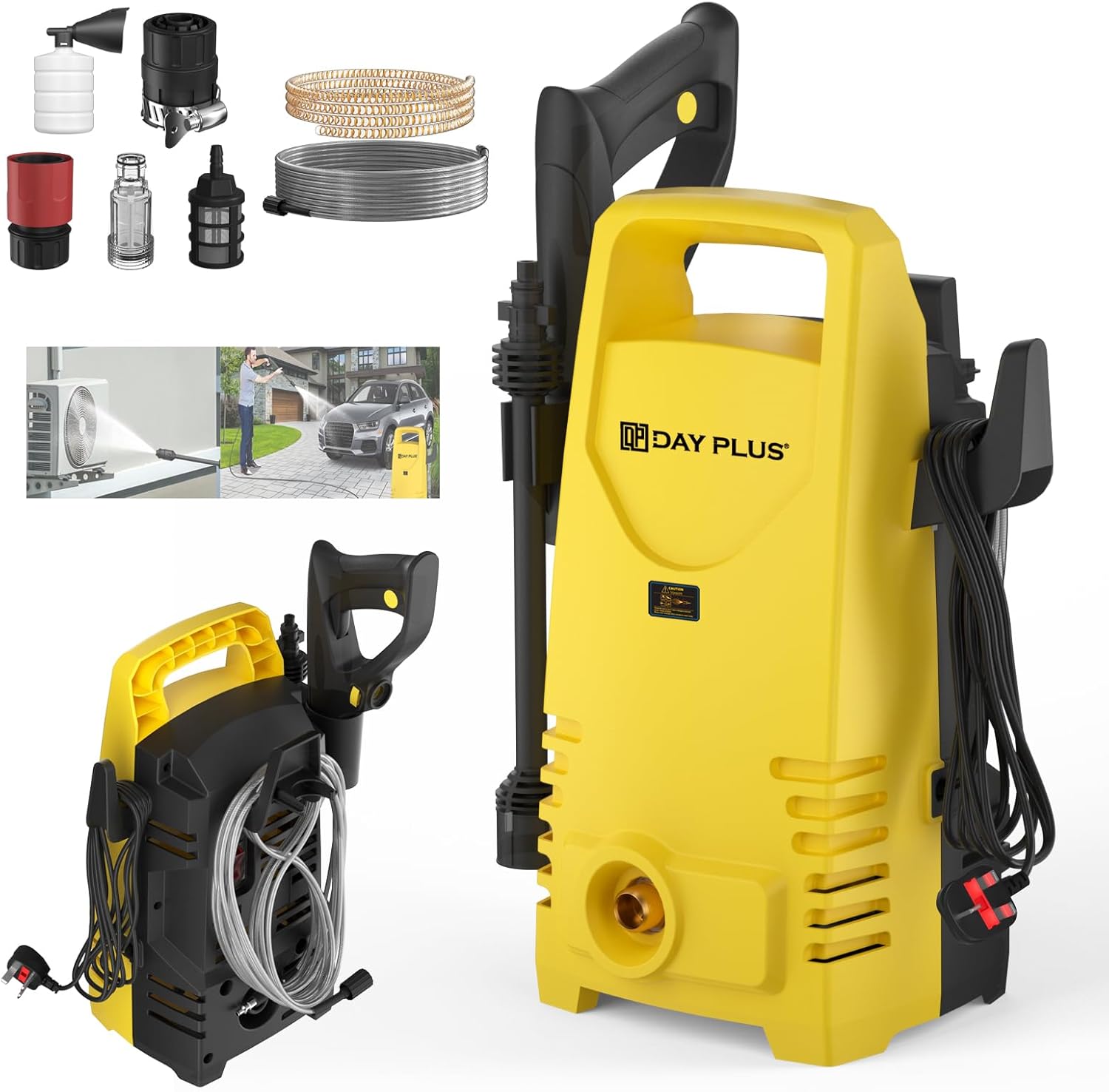 Home and Garden High Pressure Washer, 3-IN-1 Power Jet Nozzle, High ...