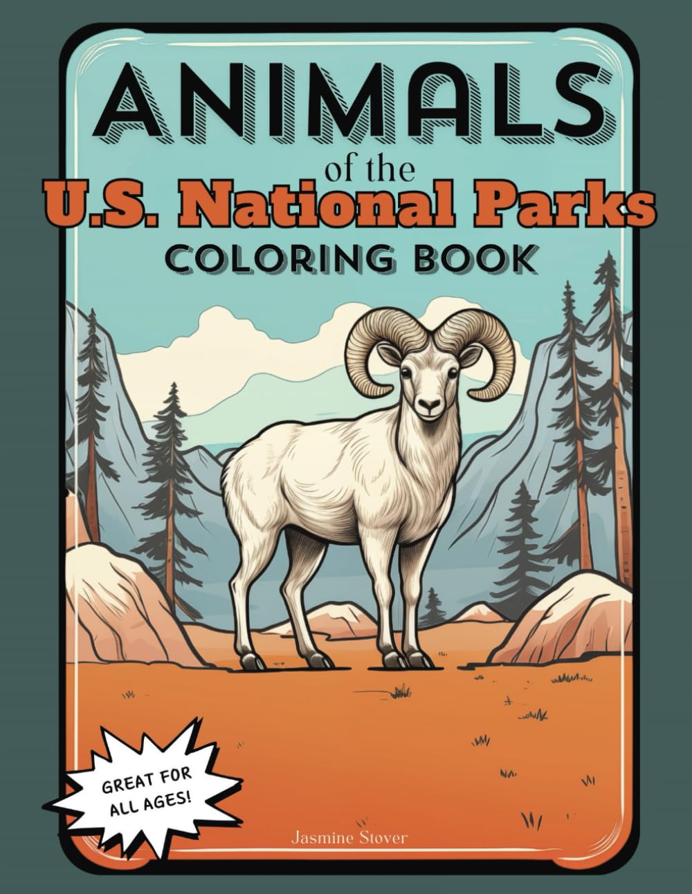 Amazon.com: Animals of the U.S. National Parks Coloring Book: 63 ...
