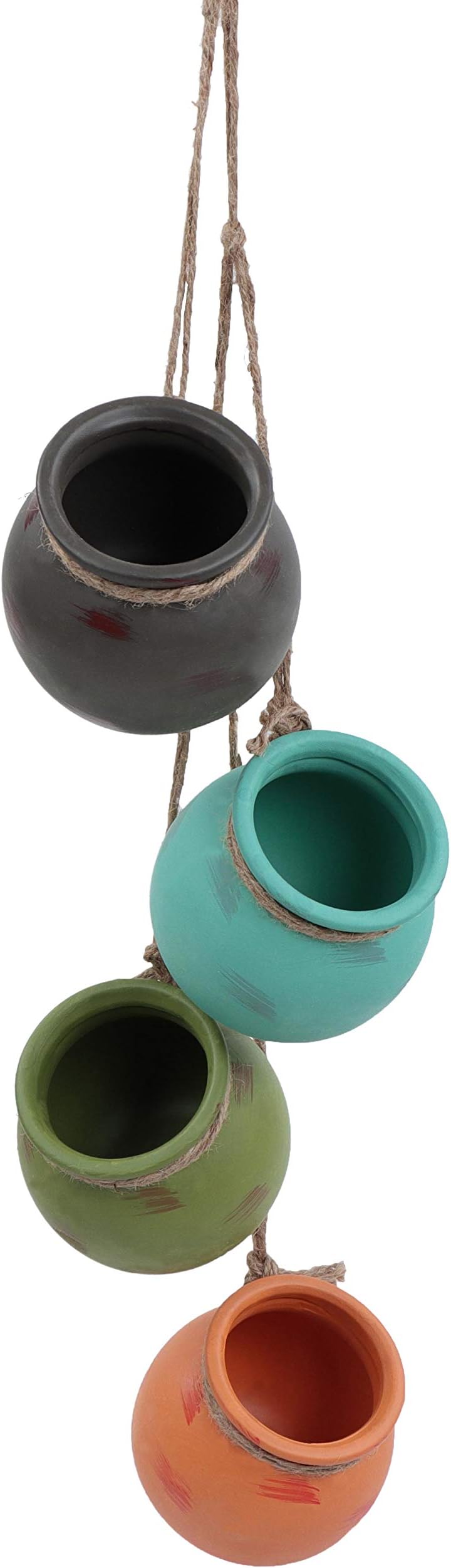 Amazon.com: 6PCS 4.0 Inch Hanging Succulent Planters Dangling Ceramic ...