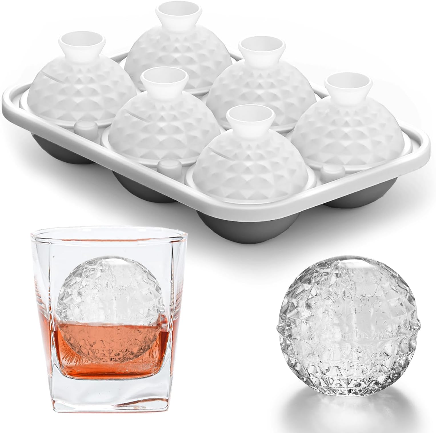 Amazon.com: Kikkerland Moon Ice Ball Mold, Gray: Home & Kitchen