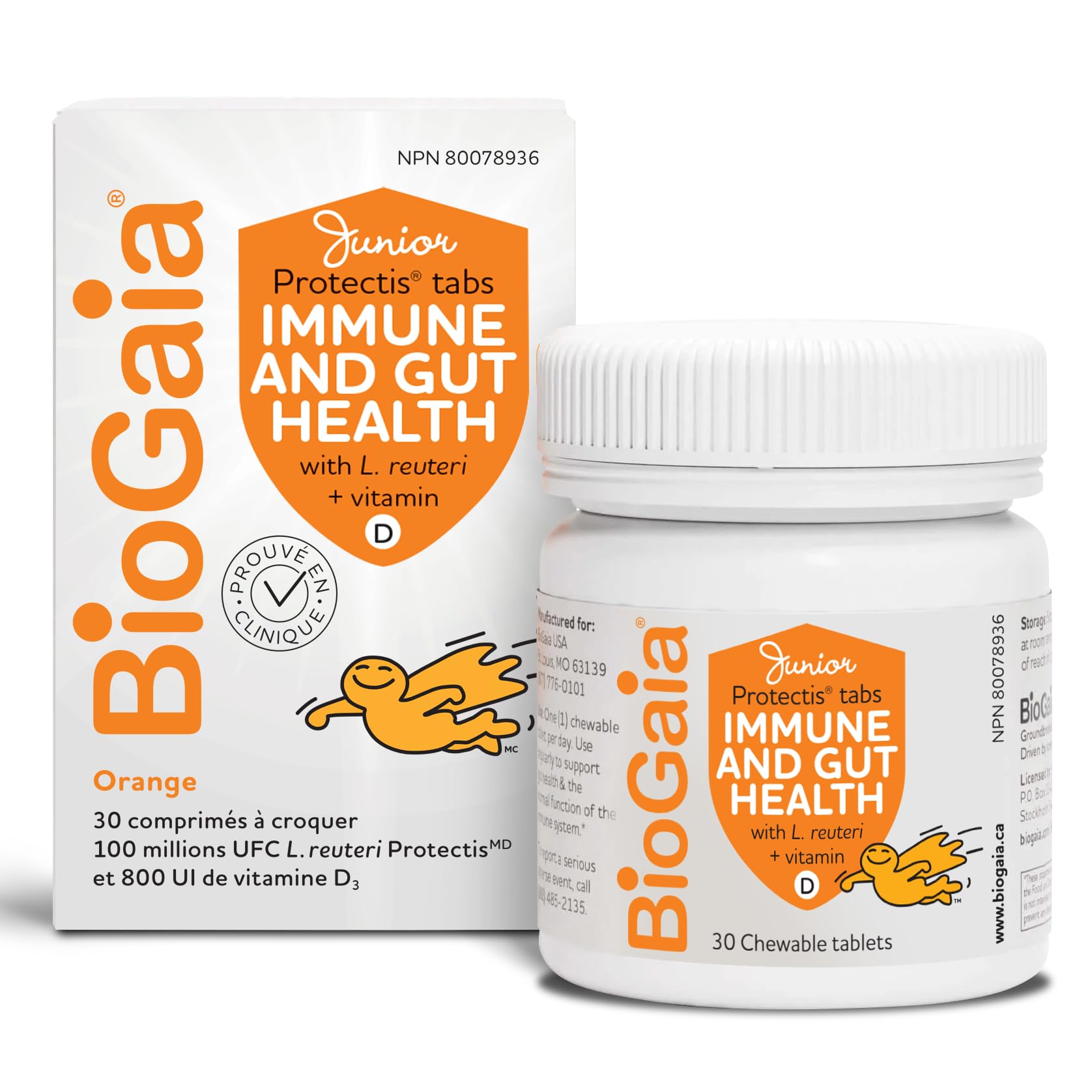 BioGaia Probiotic Junior Immune & Gut Health Tablets | New Format ...