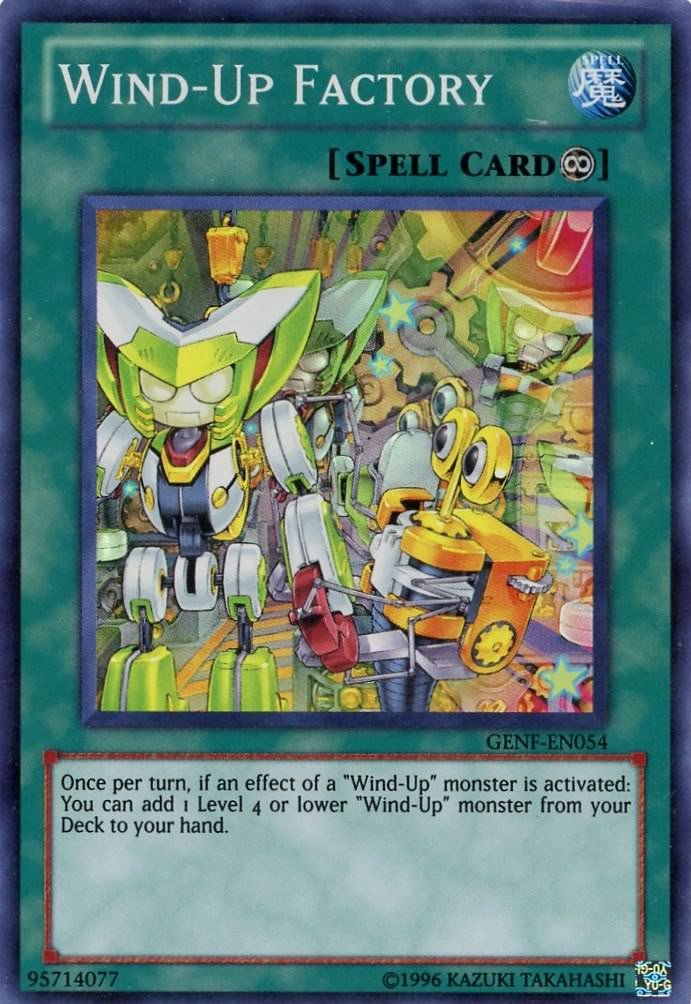 Amazon.com: Yu-Gi-Oh! - Wind-Up Factory (GENF-EN054) - Generation Force ...