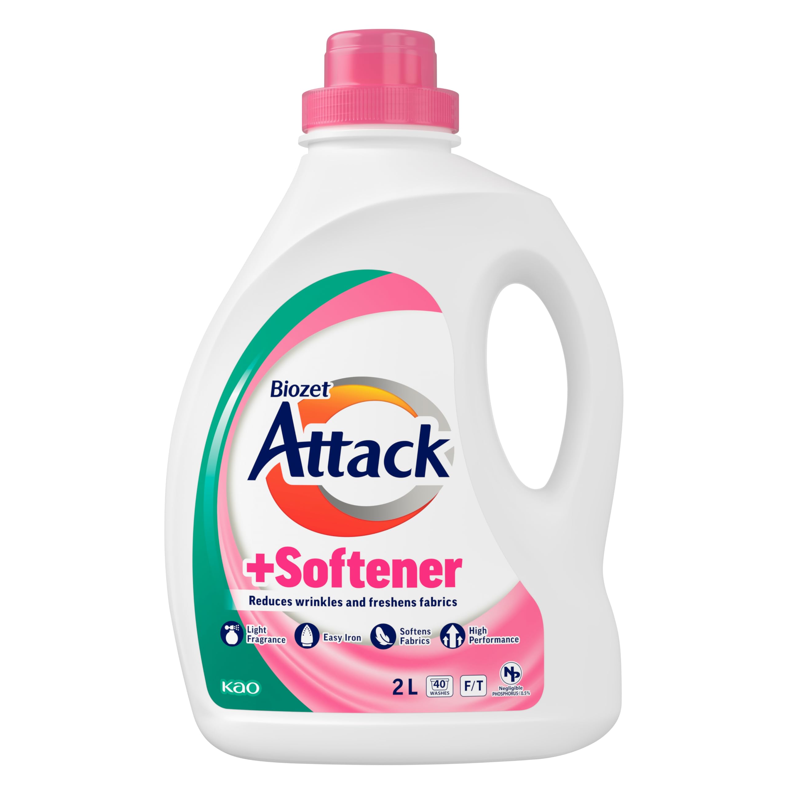 Biozet Attack Plus Softener Liquid Detergent, 2 liters : Amazon.com.au ...