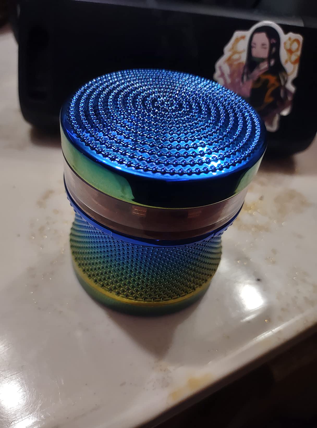 Amazon.com: EXPLISH spice grinder (Blue) 2.5 inch with transparent ...