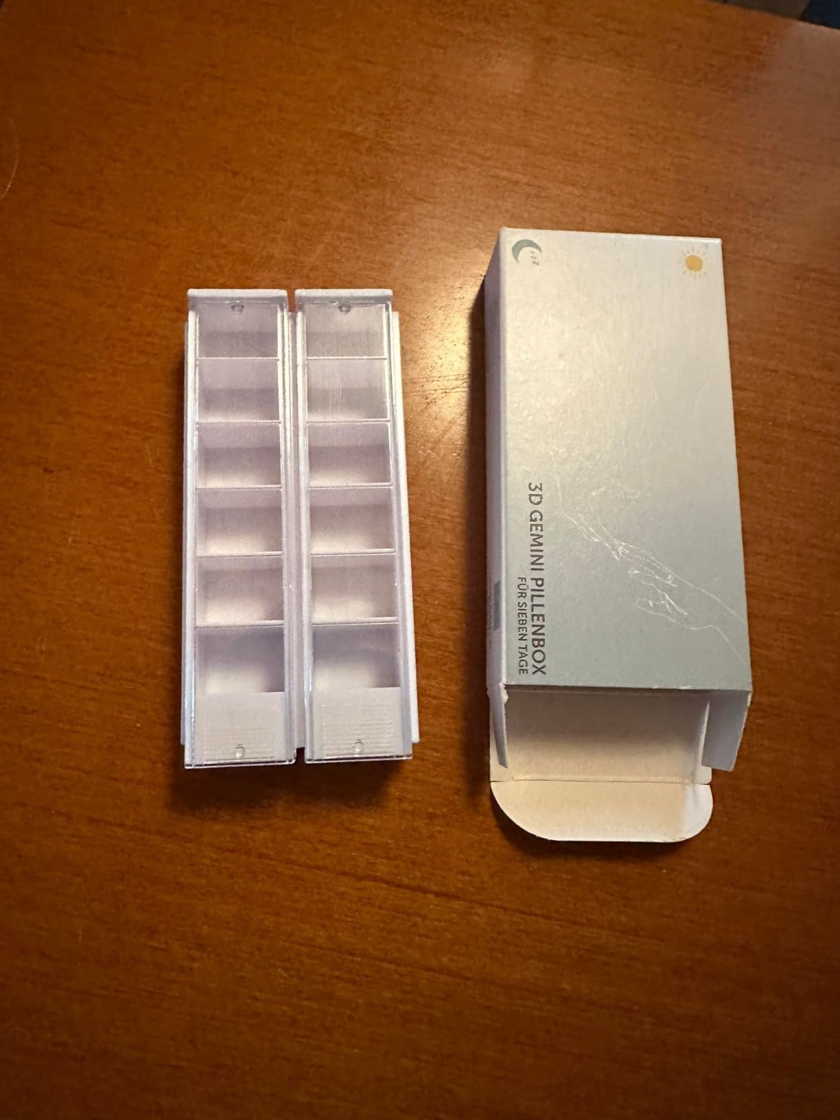 Die Tablettenbox für zwei Tage, Made in der EU mit Robustheits ...