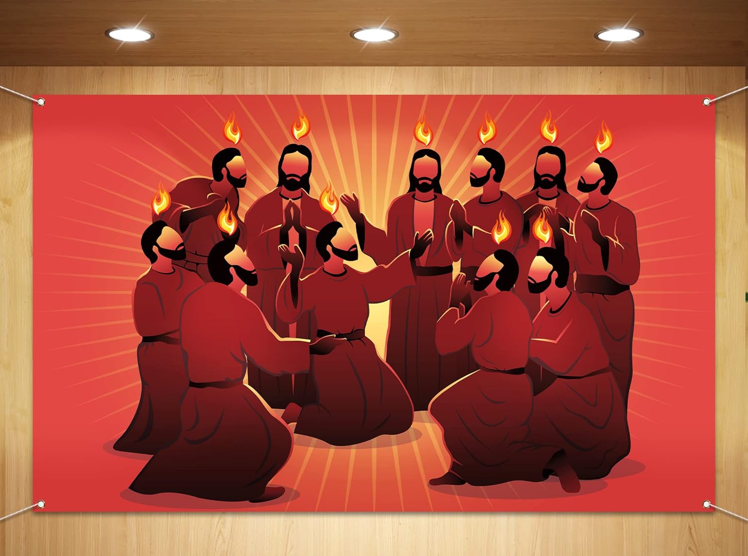 Amazon.com : Sunwer Pentecost Photo Booth Backdrop Come Holy Spirit ...