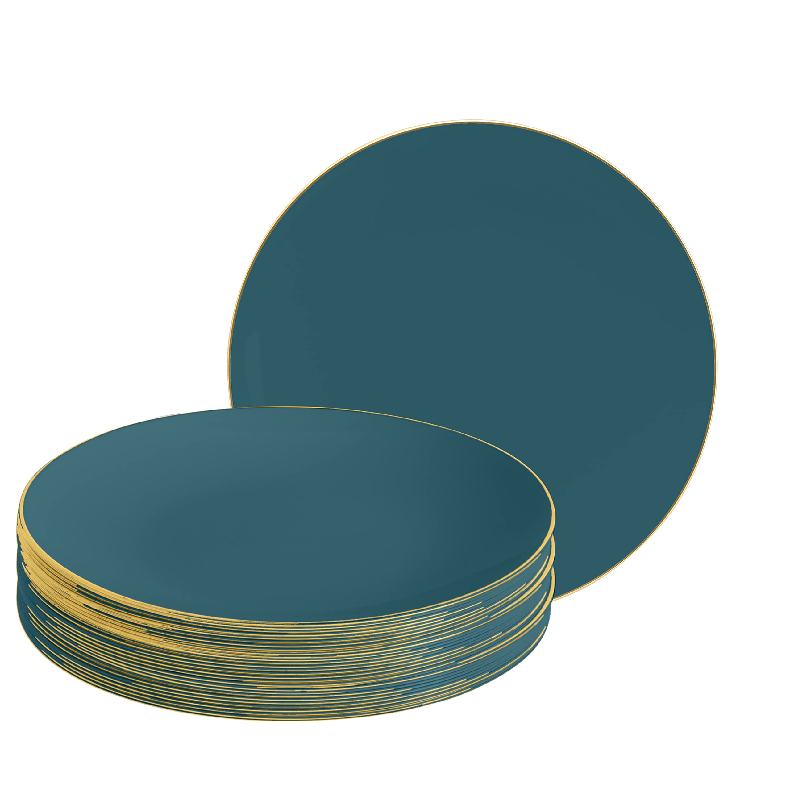 Amazon.com: LUXE PARTY NYC Plastic 30 Pack Dinnerware Plates ...