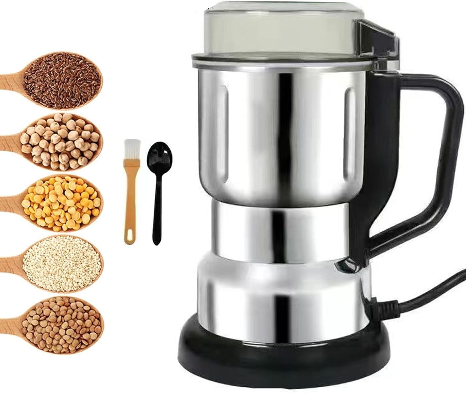 Electric Coffee Grinder, 600G Grain Grinder, 32000rpm High-Speed ...