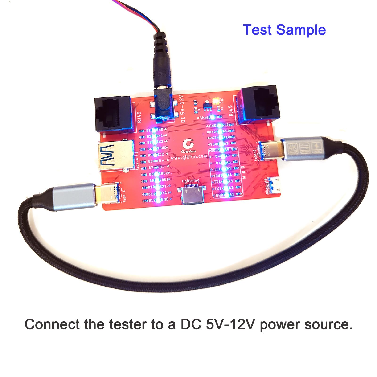 Snapklik.com : USB Cable Tester Board USB Cable Checker Data Wire ...