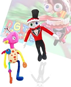Amazon.co.jp: (Set of 2) The Amazing Digital Circus Cane Plush by ...