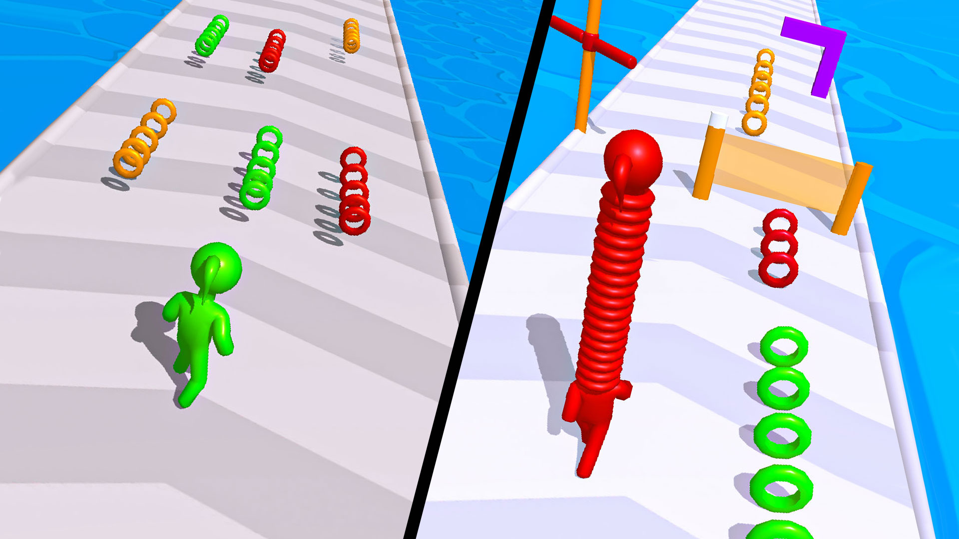 Long Neck Stack Run: Stickman Longest Neck Run Race 3D - Collect Rings ...