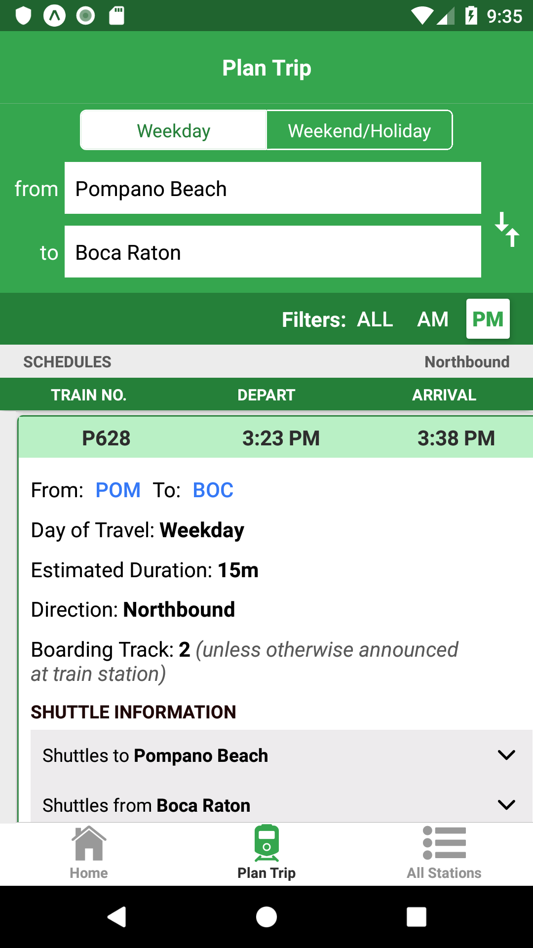 Koolrail - The Tri Rail App Today - App on Amazon Appstore