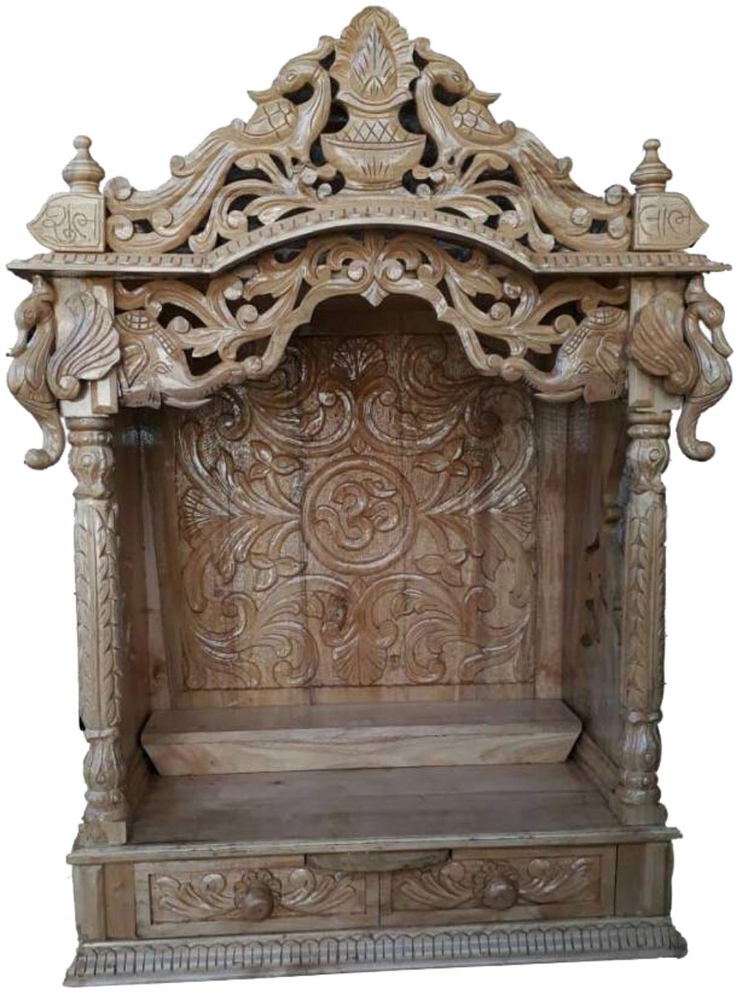 Buy Makan Wooden Temple/Home Temple/puja mandir/Wooden Temple/Temple ...