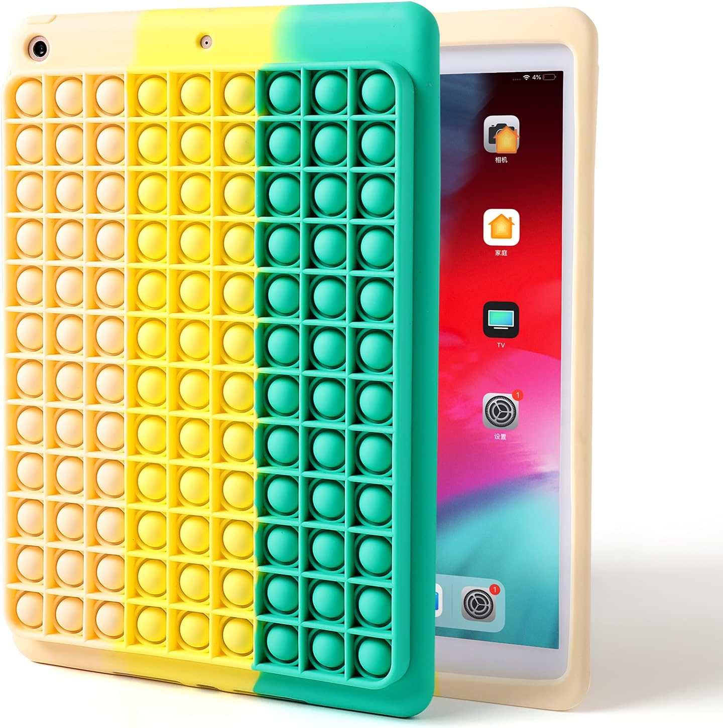 Pop It Case for iPad Tablet Protecting Fidget Case (Case for 10.2 ipad ...
