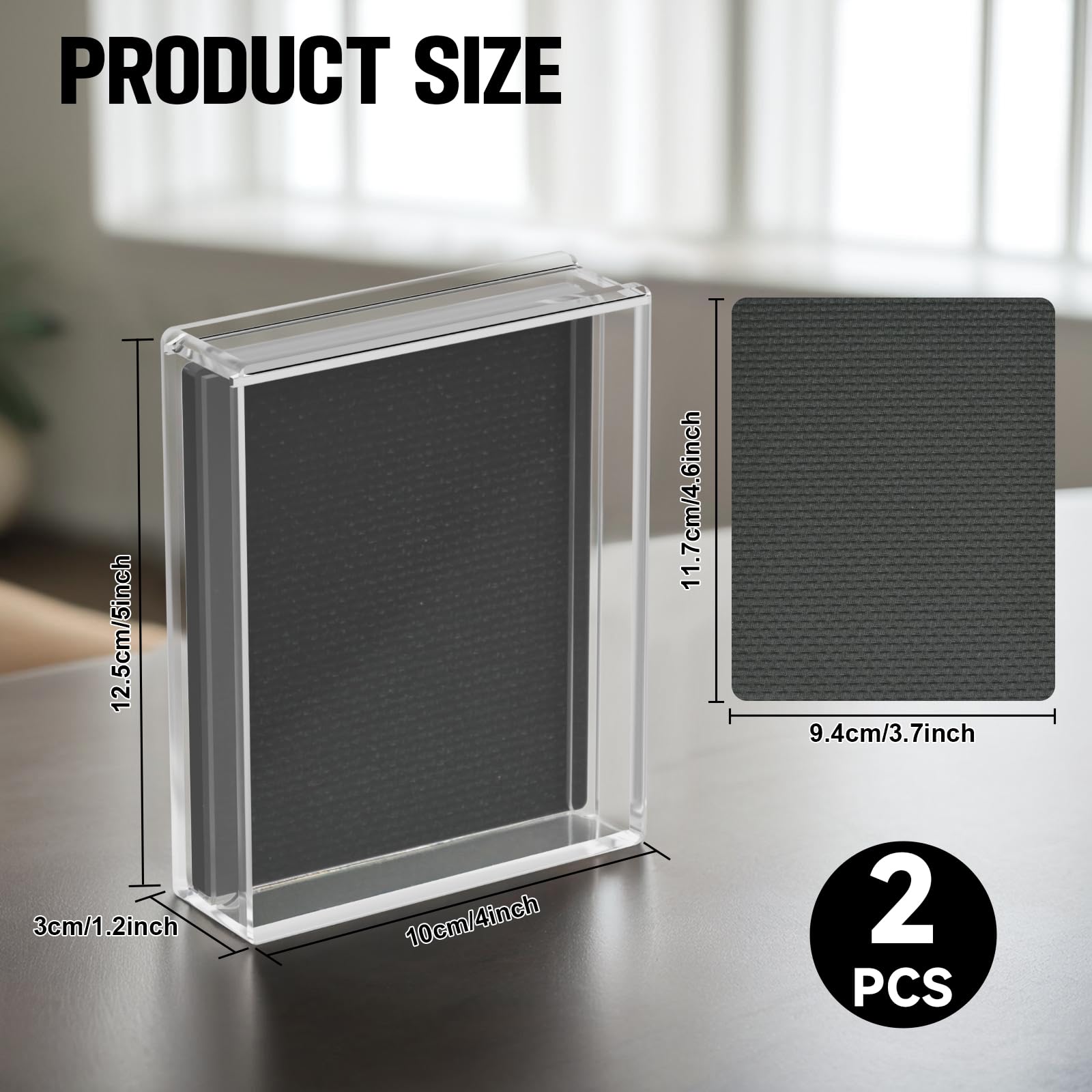 Snapklik.com : Acrylic Badge Display Case, Dustproof Badge Collection ...