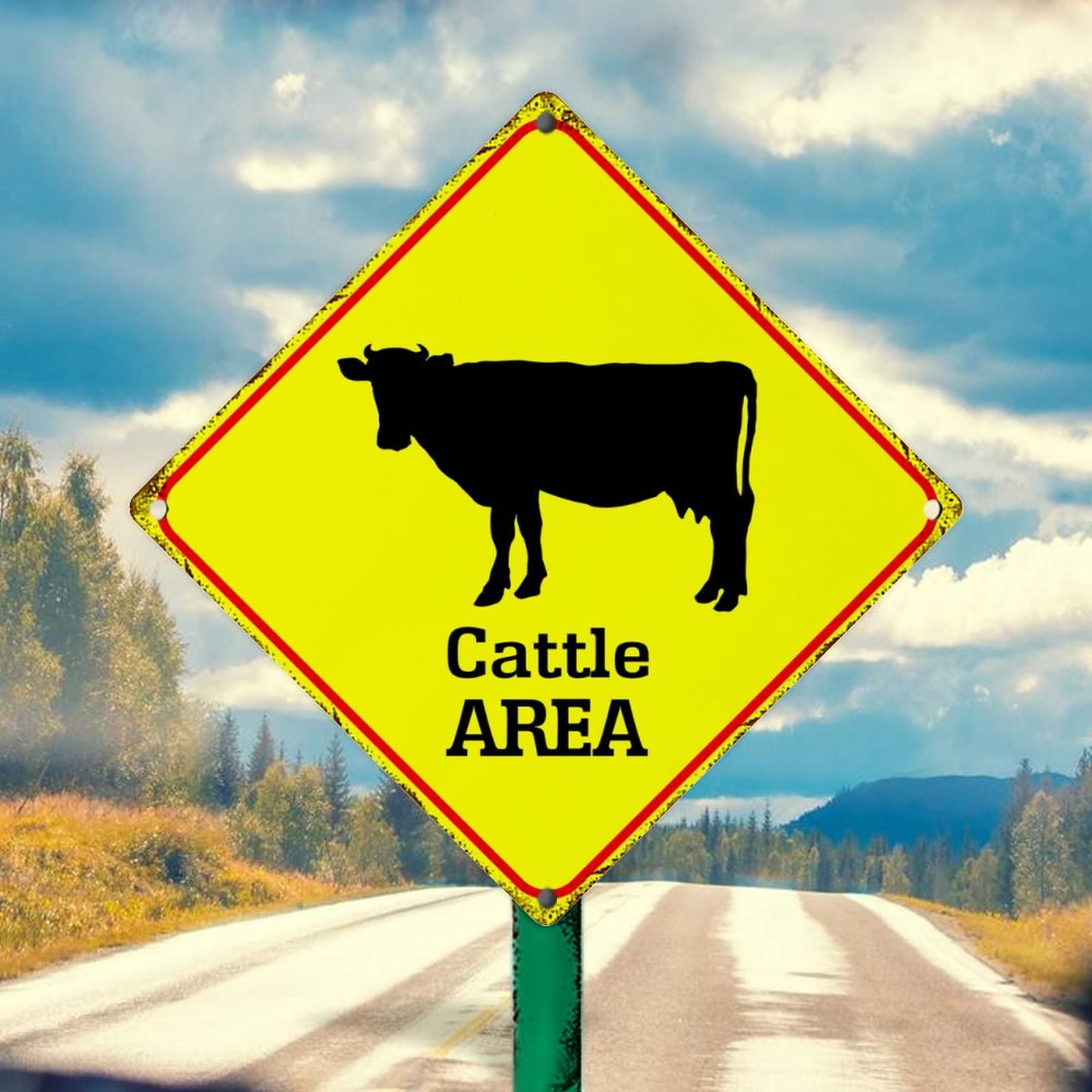 Yellow Cattle Gate Farm Gate Signs Ranch Gate Signs And Cattle Gate