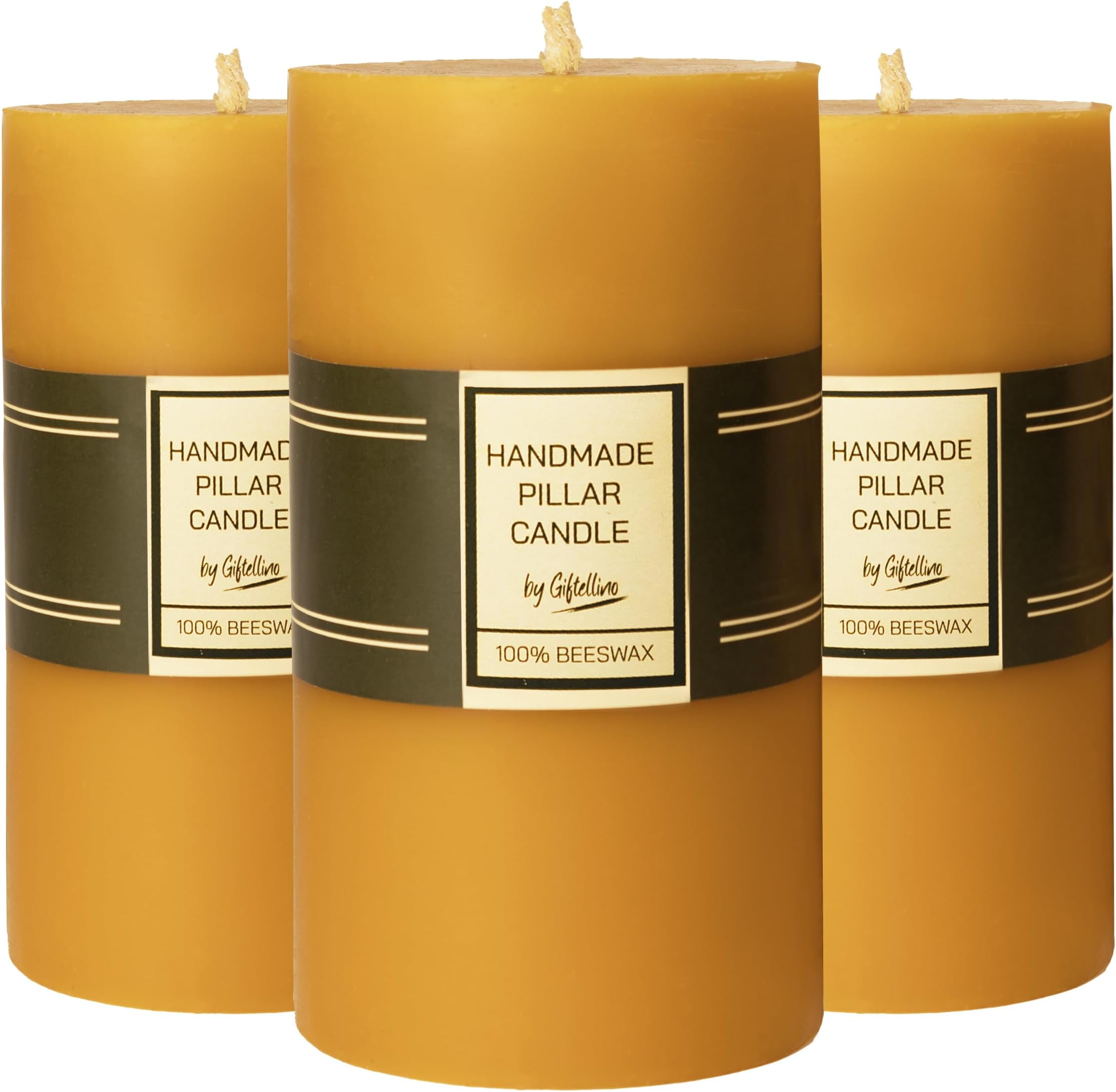 Amazon.com: 100% Pure Beeswax Honeycomb Candles Set of 12-5 Hour - Hand ...