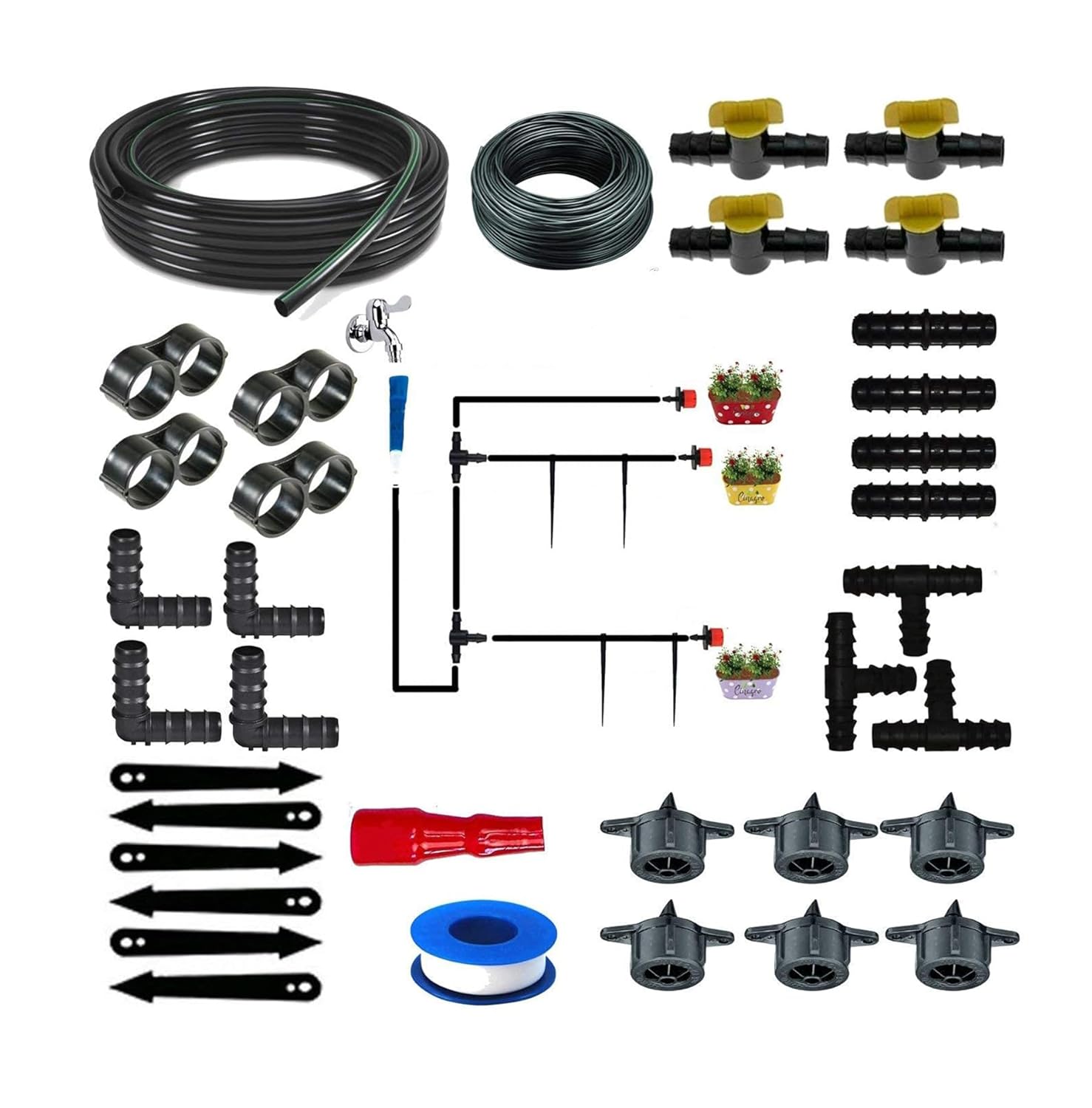 Deepak Sharma Plants Drip Irrigation Kit |Self Watering Device For ...