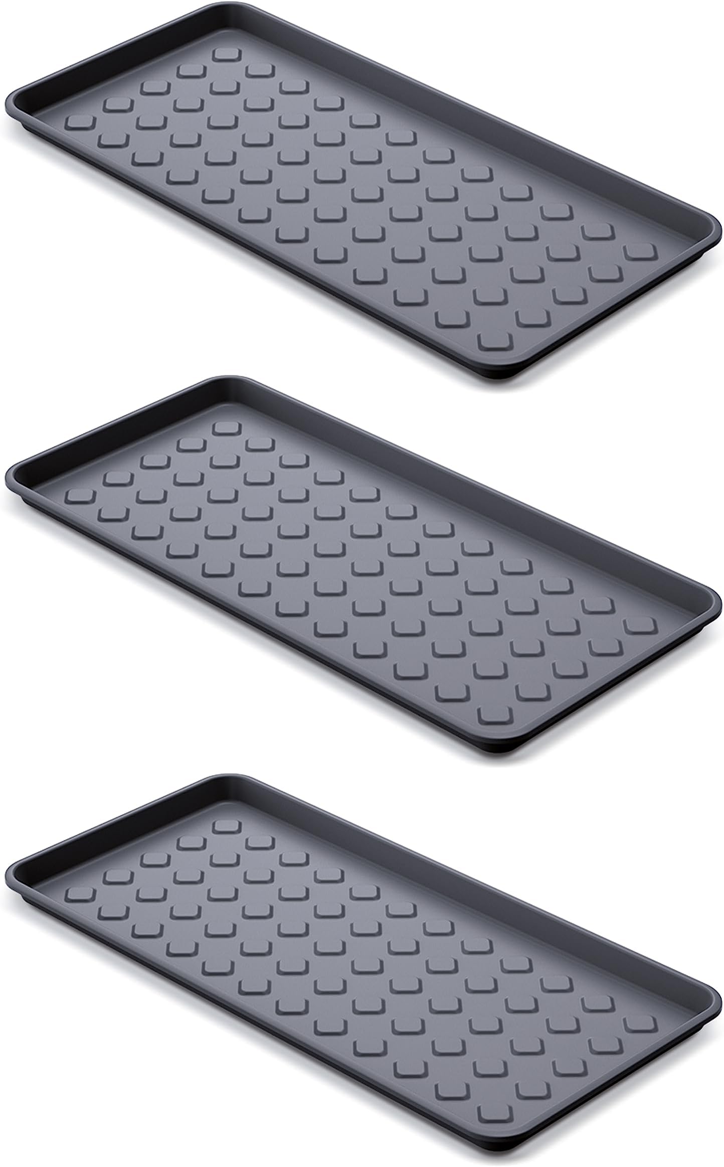 suntonmoto Shoe Drip Tray, Shoe Rack, Set of 2, 60 x 40 x 3 cm, Drip ...