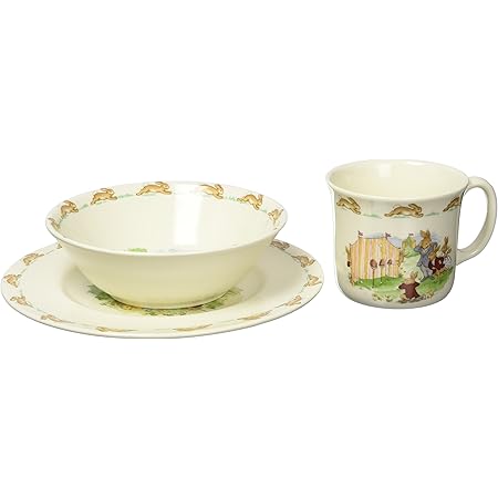 Amazon.com: Beatrix Potter Peter Rabbit 5 Piece Melamine Dinnerware Set ...