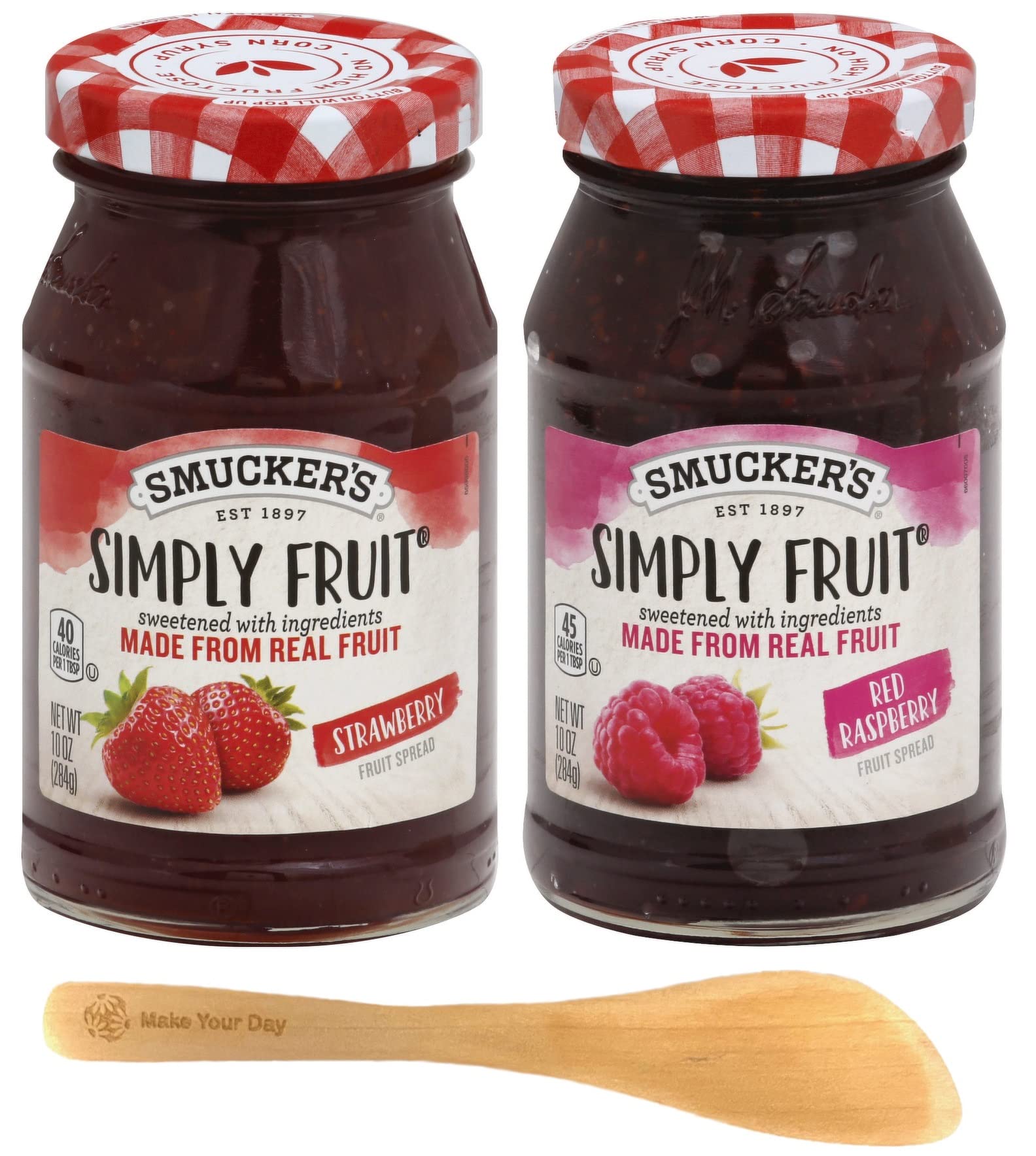 Amazon.com: Simply Fruit Spread, Made from Real Fruit, Strawberry and ...