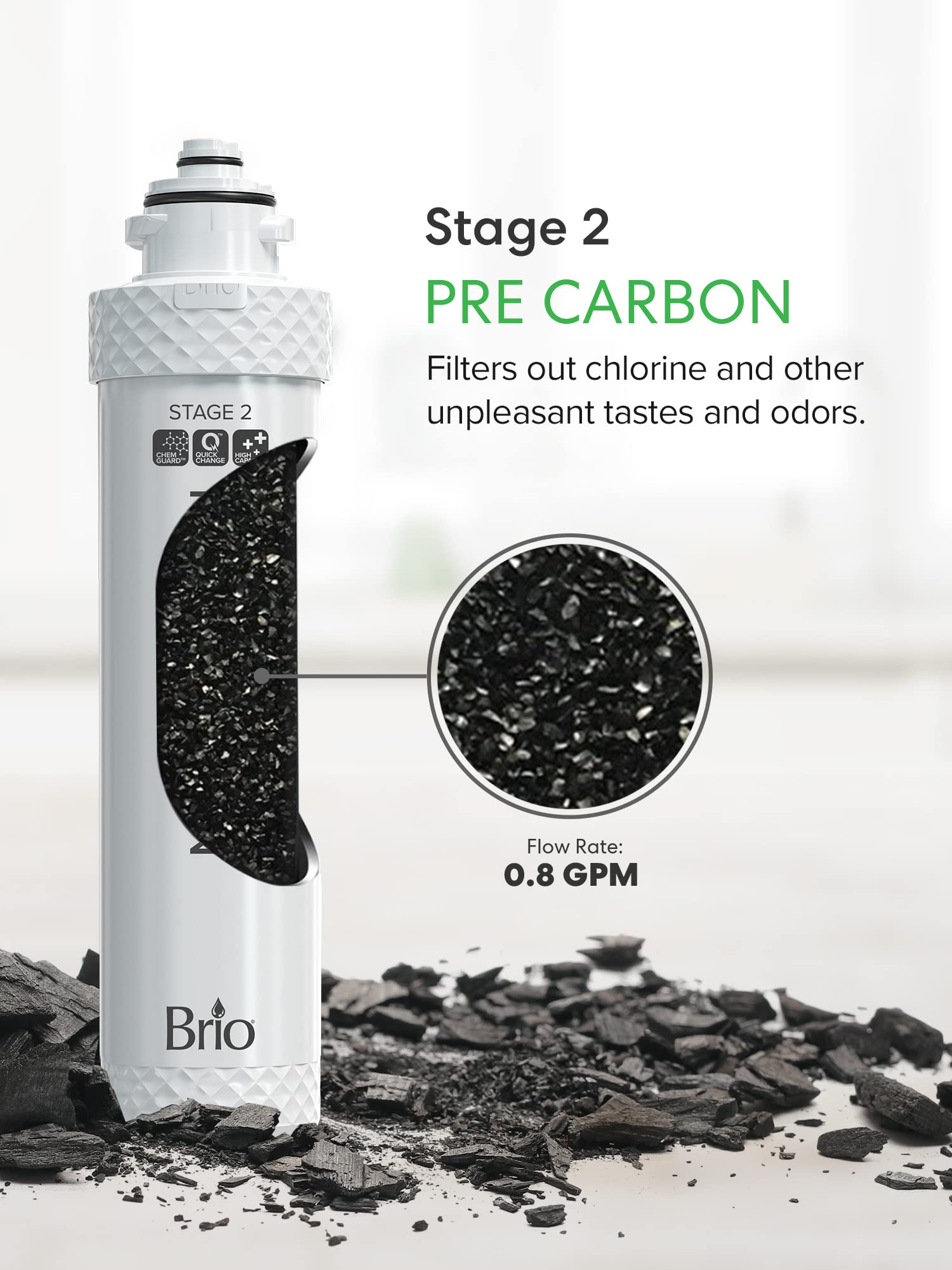 Brio 3-Stage Filter Replacement Kit for Brio 3-Stage Water Cooler ...