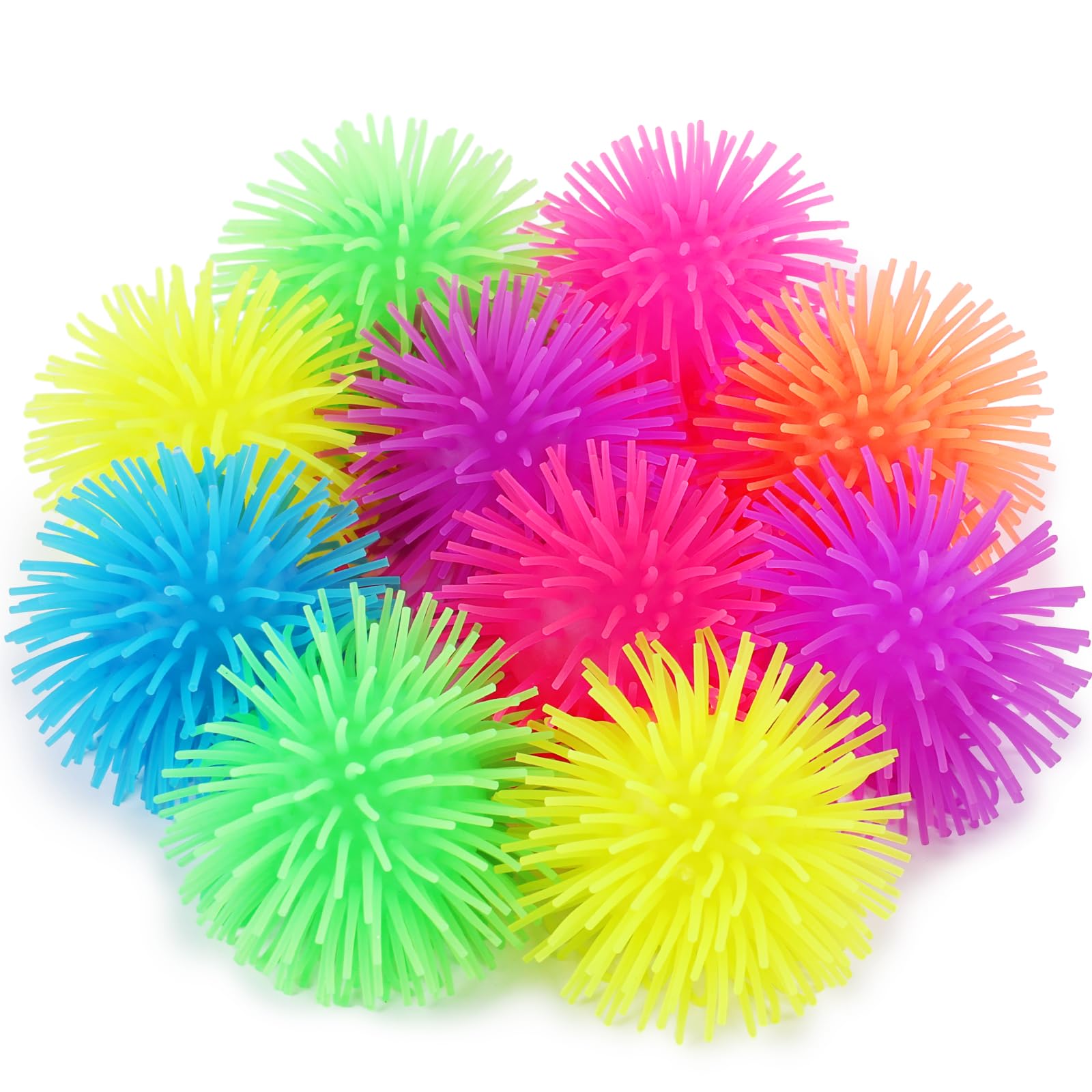 Amazon.com: POPLAY 10PCS Puffer Balls, Colorful Spiky Balls Sensory ...