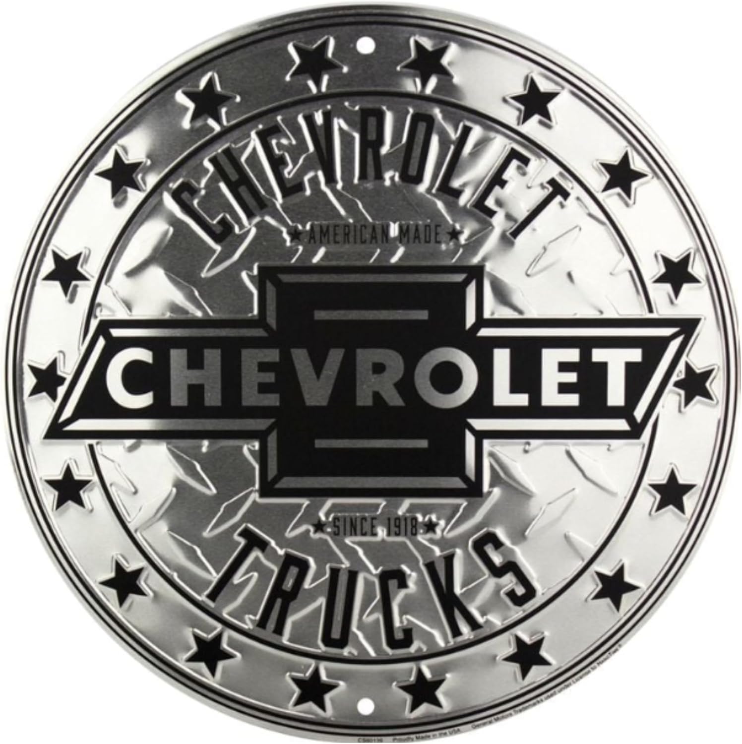 Amazon.com: Signs 4 Fun Round Sign | Chevy Trucks | 12” Diameter ...