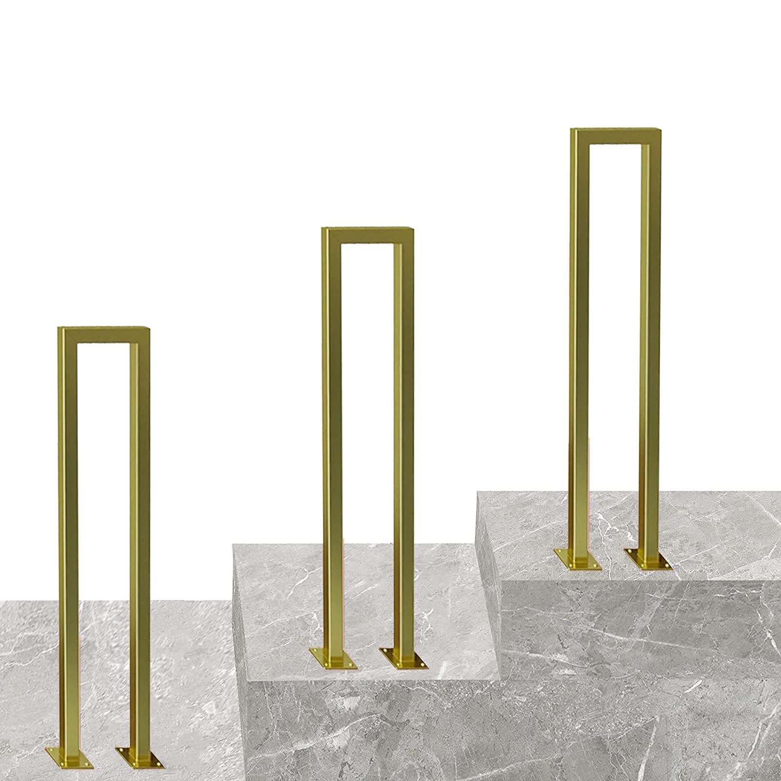 Fmogg U Shaped Transitional Hand Railings For Concrete Steps Or Wooden ...