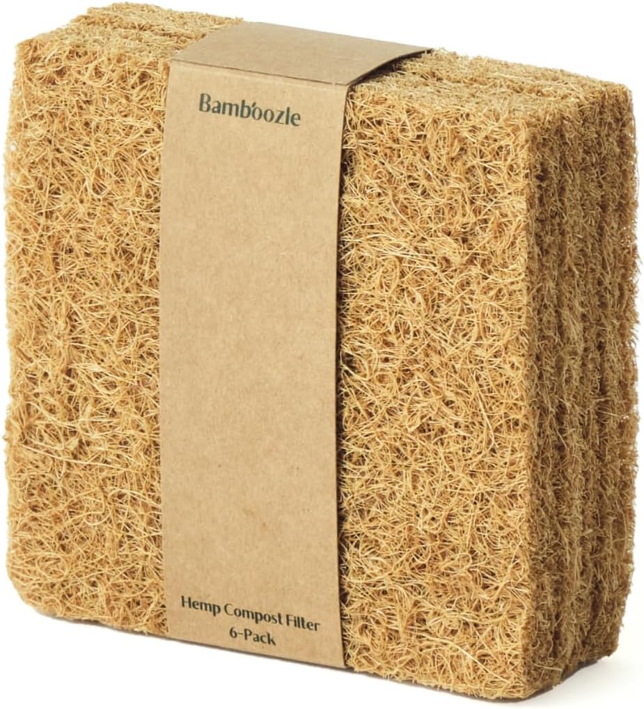 Amazon.com: Bamboozle Kitchen Compost Bin – Indoor Countertop Food ...