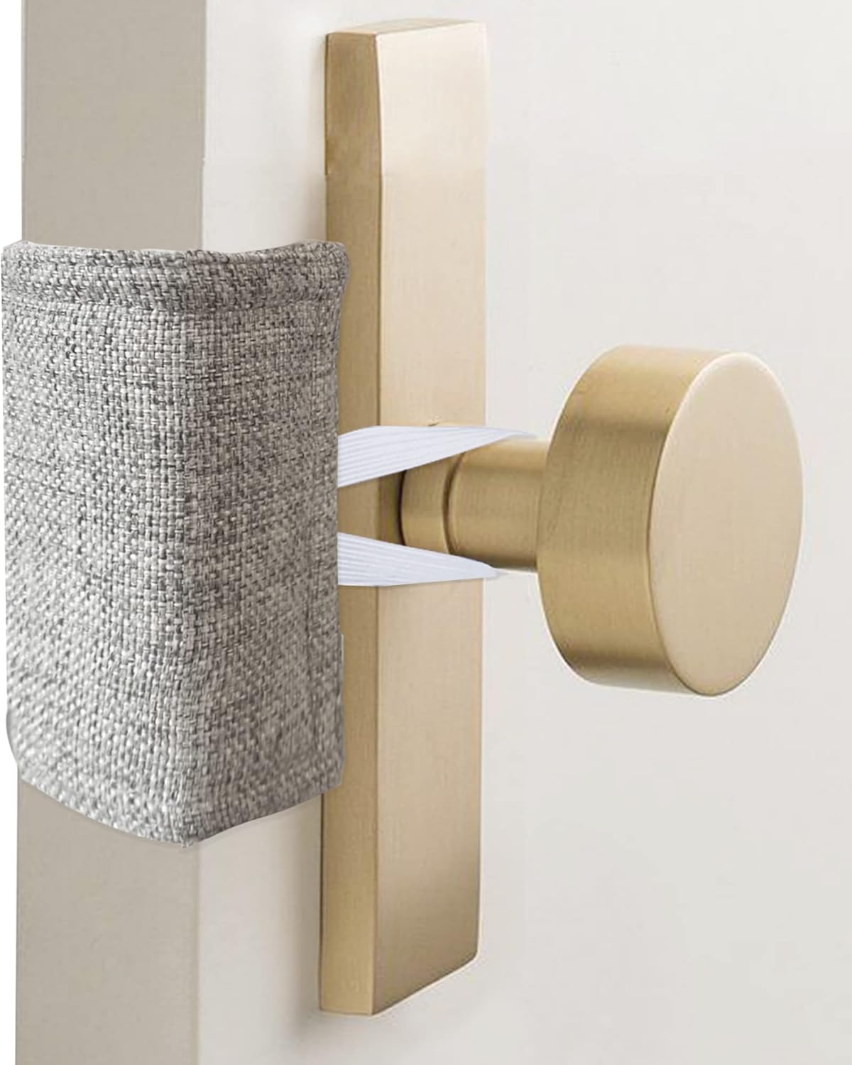 Door Silencer Padded Door Latch Cover, Baby Door Cushion Quiet Closer ...