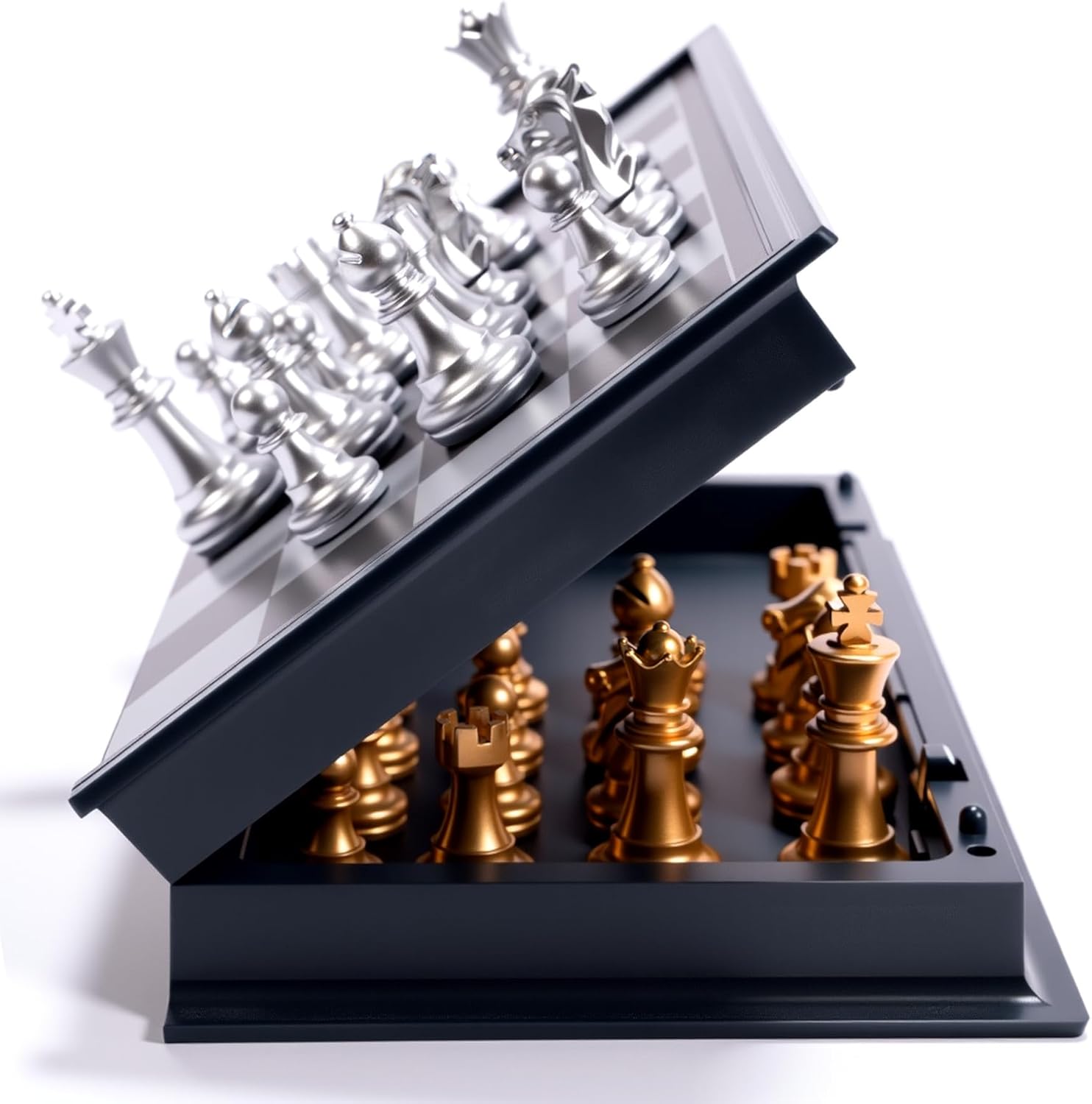 Wiweltty 10” Chess Set, Travel Magnetic Chess Game Set for Adult and ...