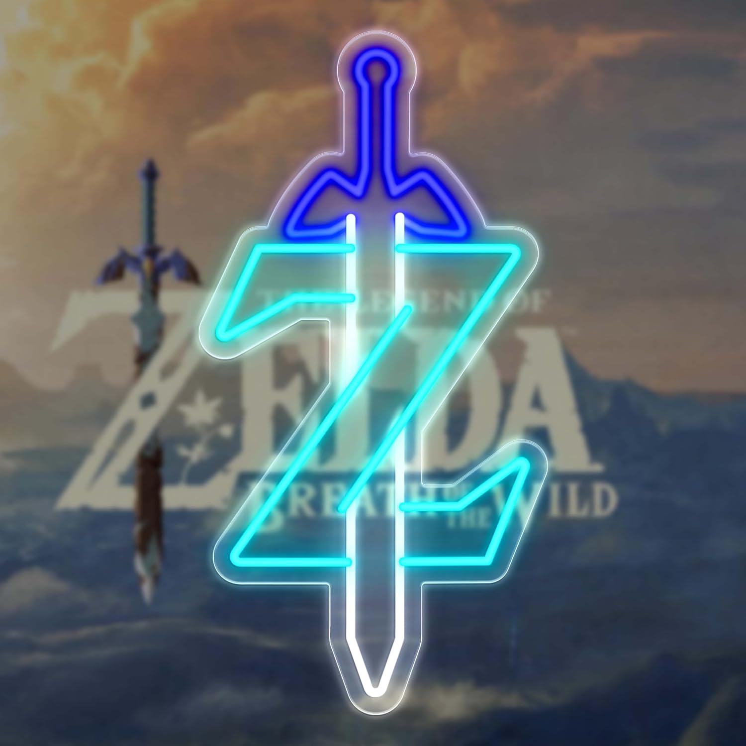 Zelda - Letrero de neón para gamer, regalo icónico de neón para juegos ...