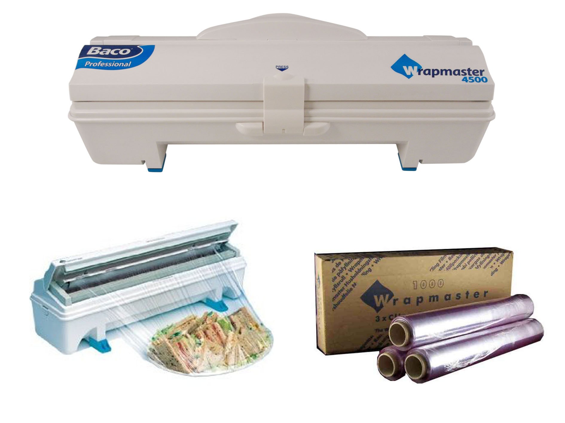 Wrapmaster 4500 Starter Kit - Wrapmaster 18" Dispenser - 3 x Wrapmaster ...