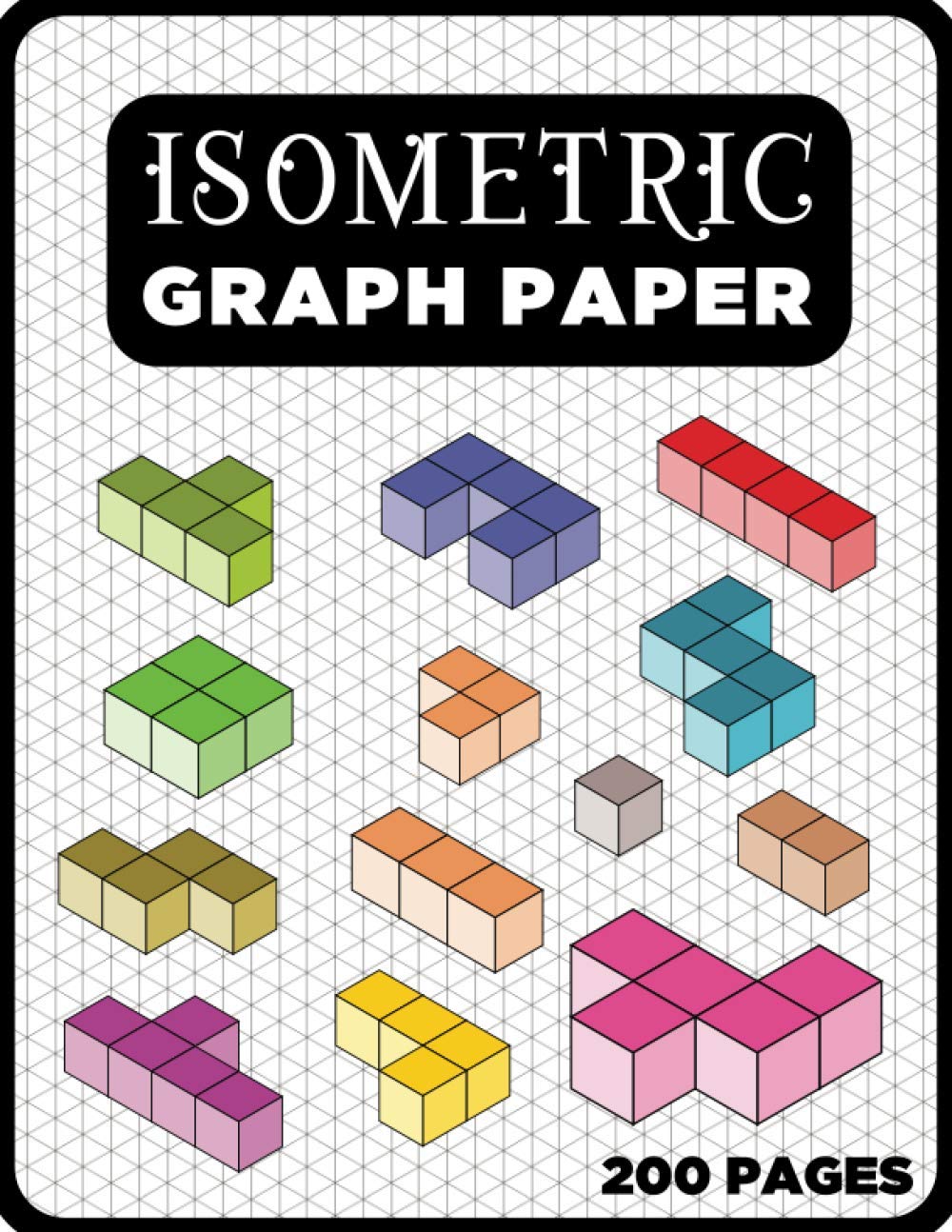 Isometric Graph Paper 1/4: Diagonal Graph Paper, Isometric Graph Paper ...
