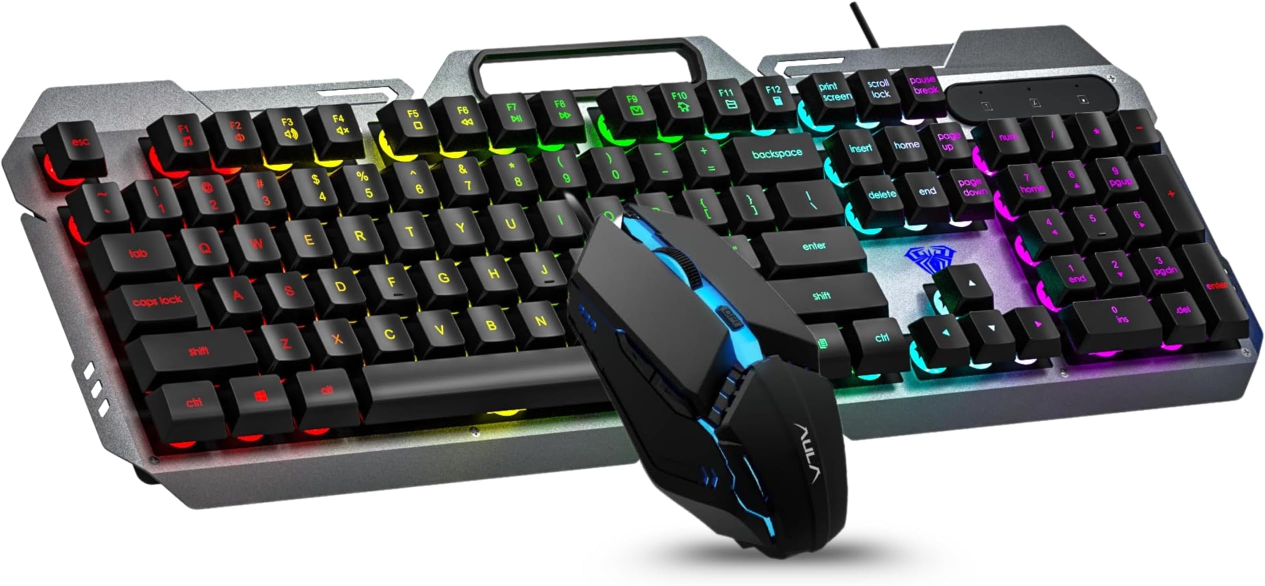 Amazon.in: Buy Aula F2023 Wired Gaming Keyboard and Mouse Combo|Premium ...