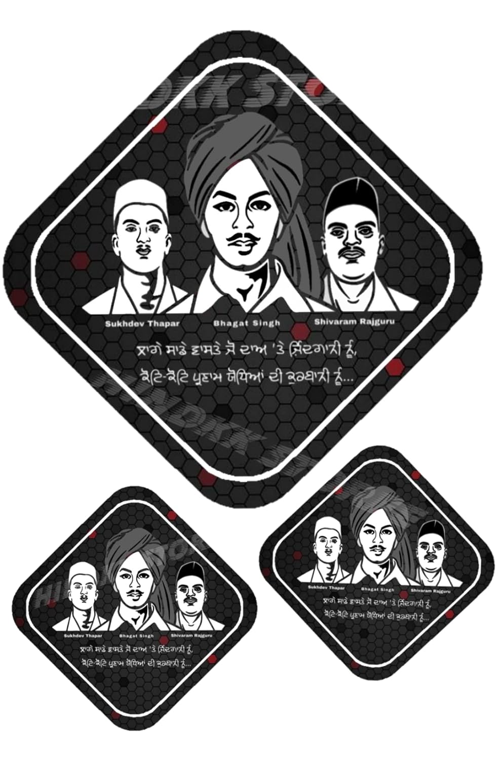 Buy Pack Of 4 (4 & 5 inch) | REAL HERO OF INDIA SHAHEED-E-AZAM SARDAR ...