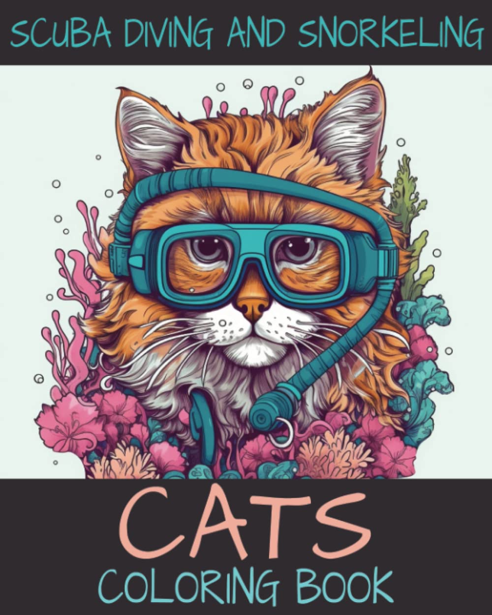 Amazon.com: Scuba Diving and Snorkeling Cats: Coloring Book ...