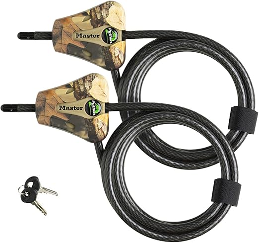 Master Lock Python Trail Camera Adjustable Camouflage Cable Locks w/4 ...