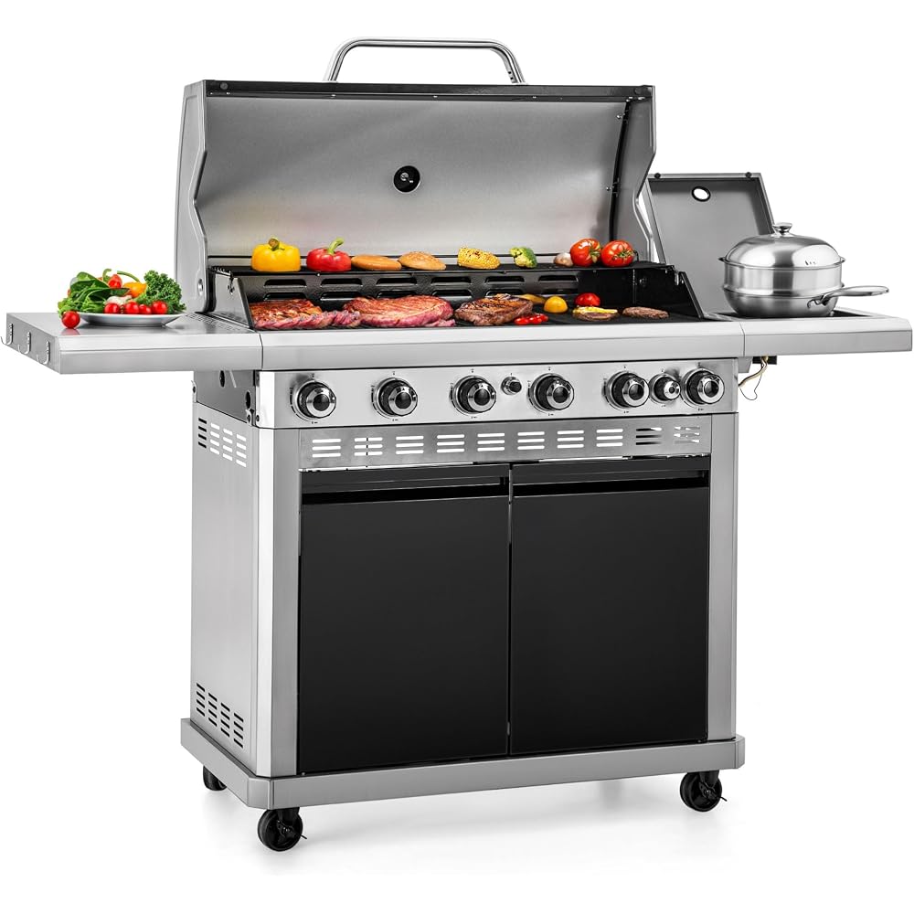 $17/mo - Finance Sophia & William 6-Burner Propane Gas BBQ Grill with ...